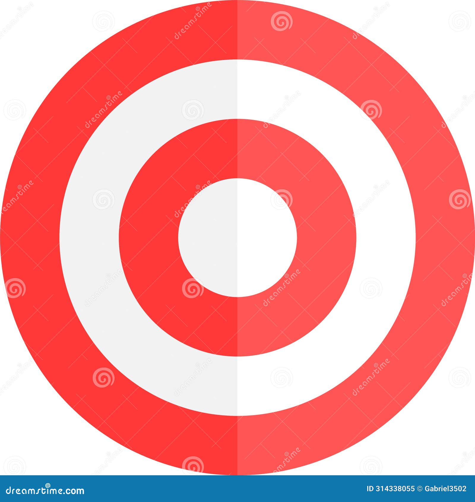 Vector Illustration of a Target. Target Icon. Target Button. Stock ...