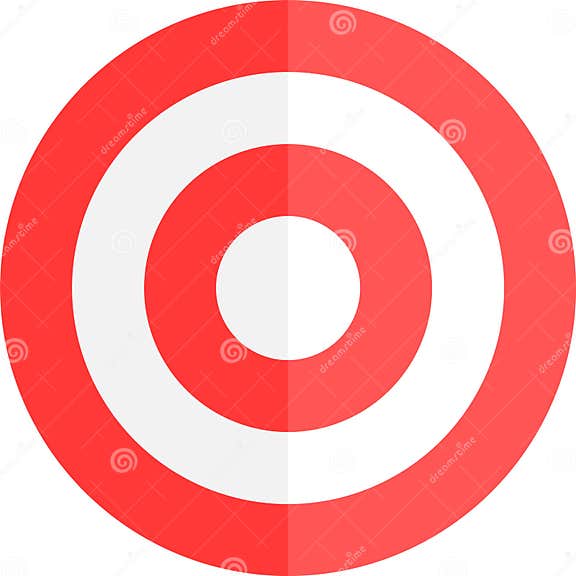 Vector Illustration of a Target. Target Icon. Target Button. Stock ...