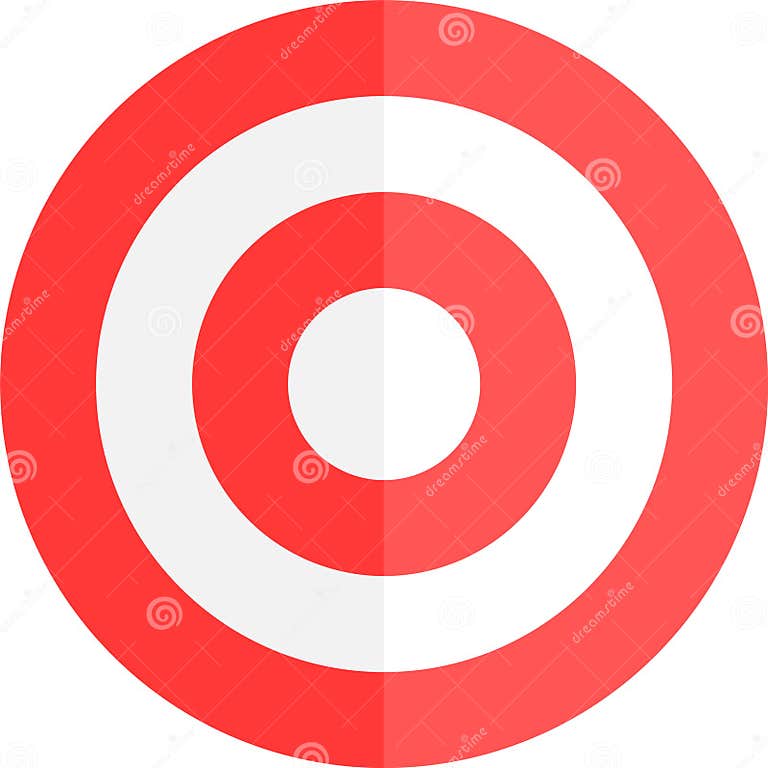 Vector Illustration of a Target. Target Icon. Target Button. Stock ...