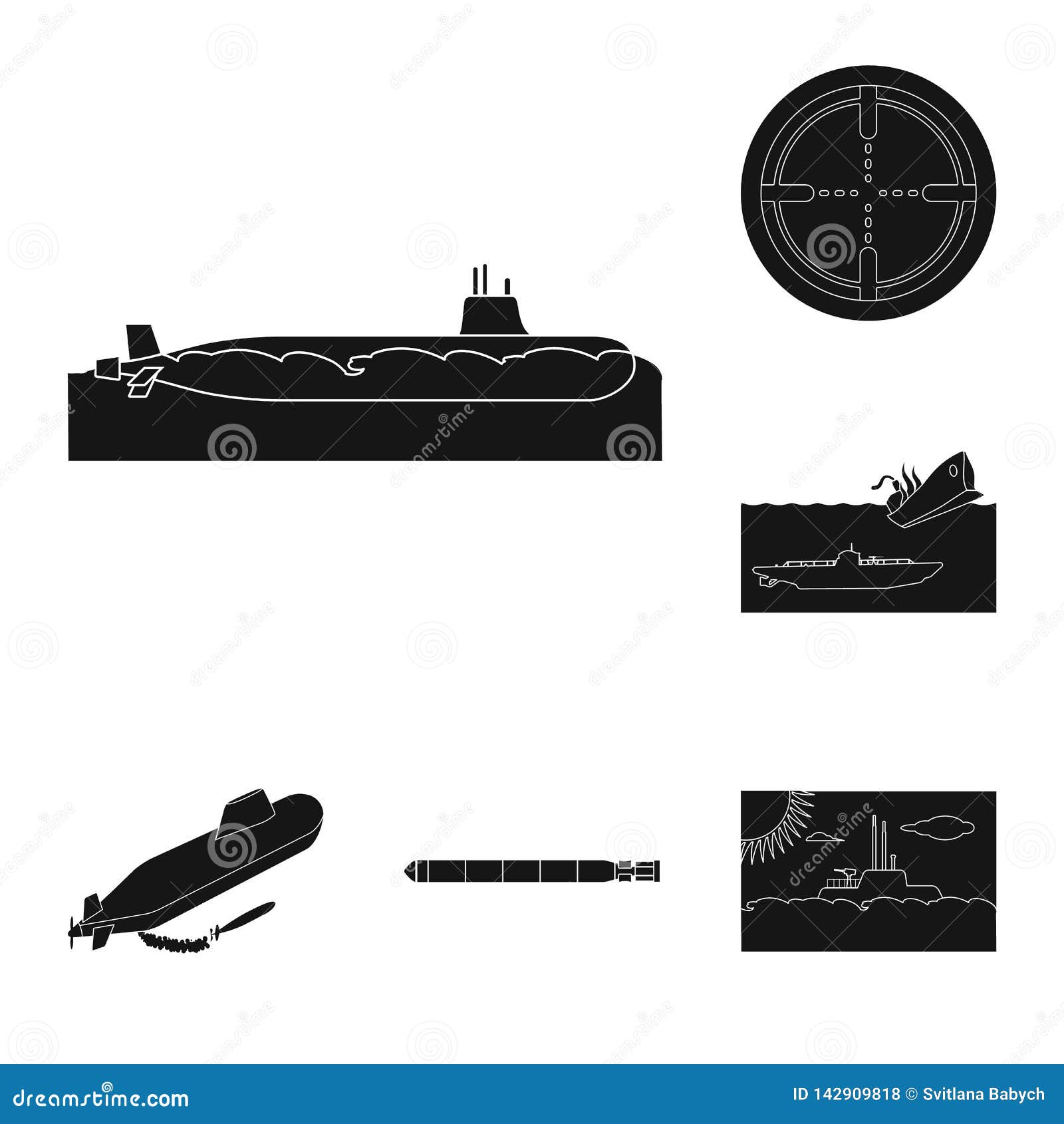 Vector Illustration of Technology and Fleet Icon. Set of Technology and ...