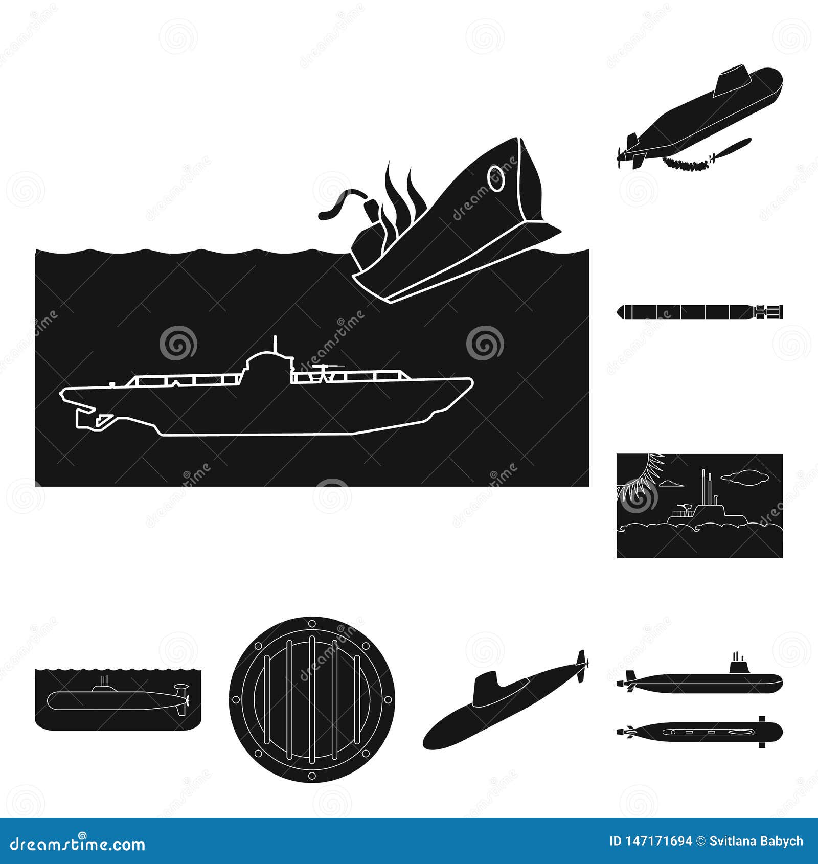 Vector Design of Technology and Fleet Symbol. Collection of Technology ...
