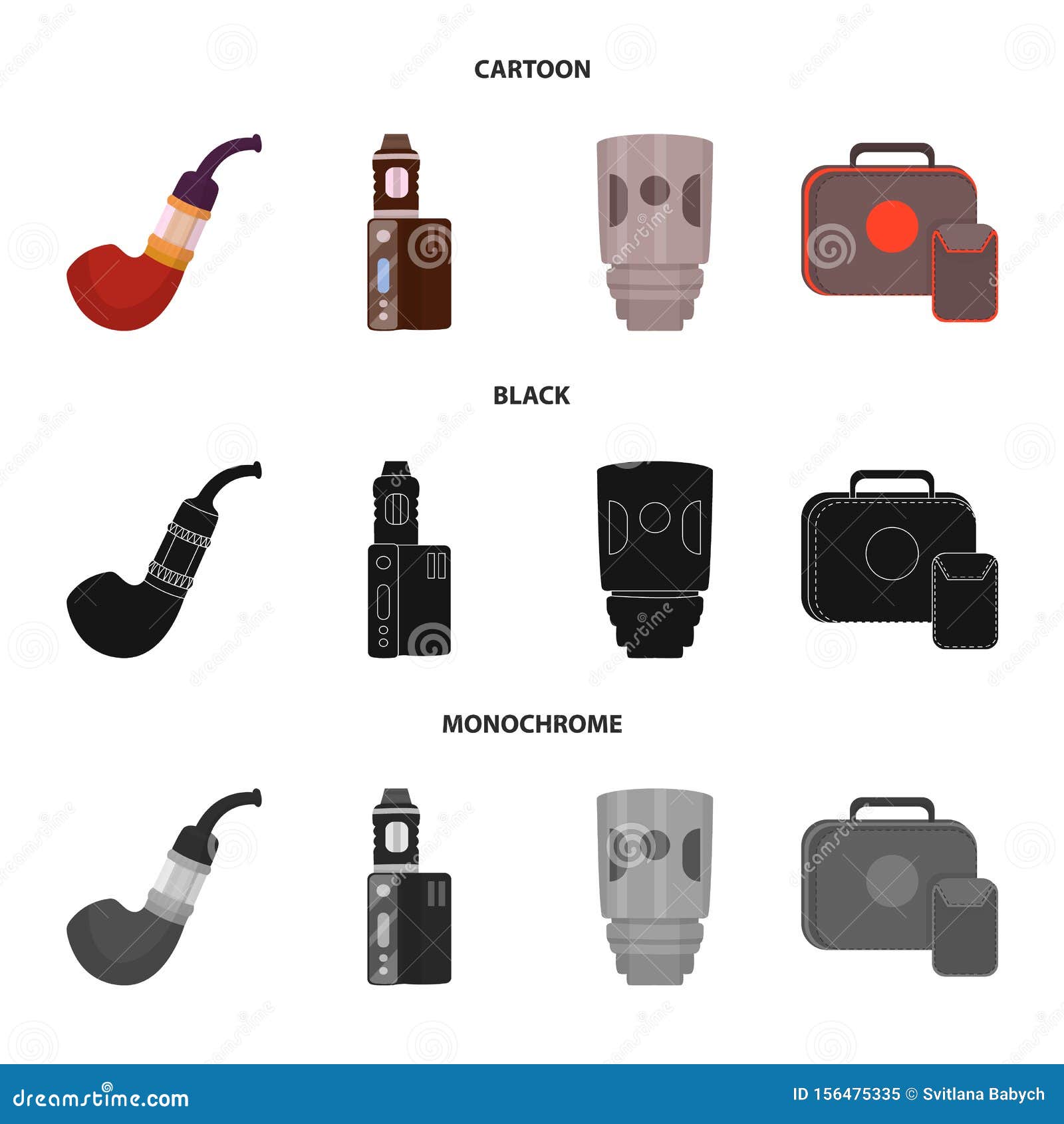 Vector Illustration of Technology and Taste Icon. Collection of ...