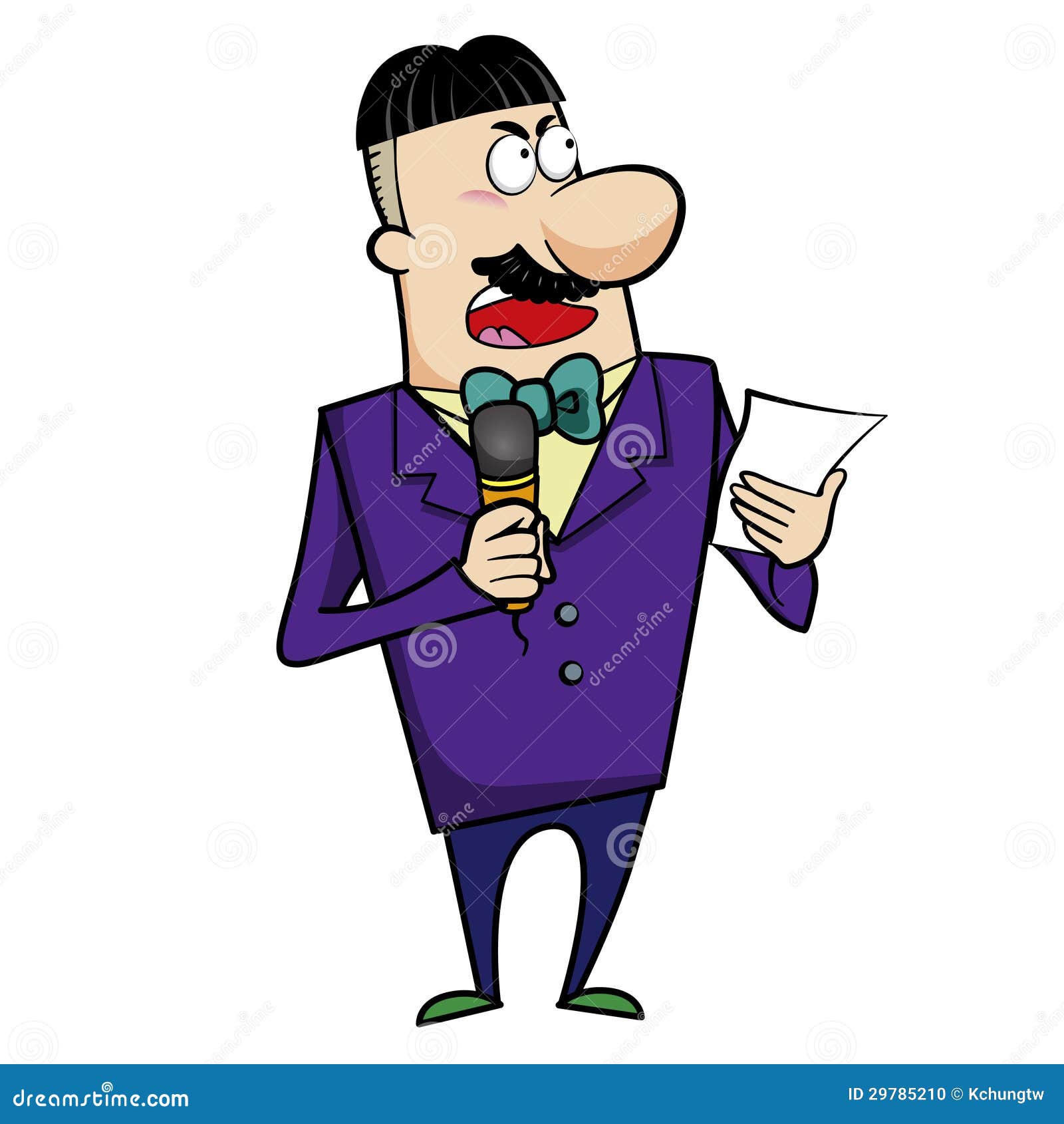 Emcee Announcer Royalty-Free Stock Photography | CartoonDealer.com ...