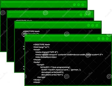 Terminal Cmd Prompt Programmer Coding Stock Vector - Illustration of ...