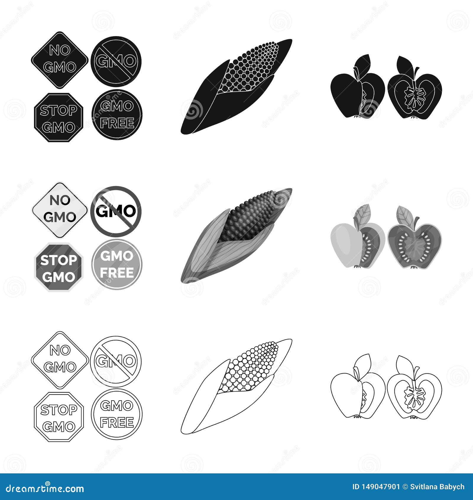 Vector Design of Test and Synthetic Logo. Collection of Test and ...