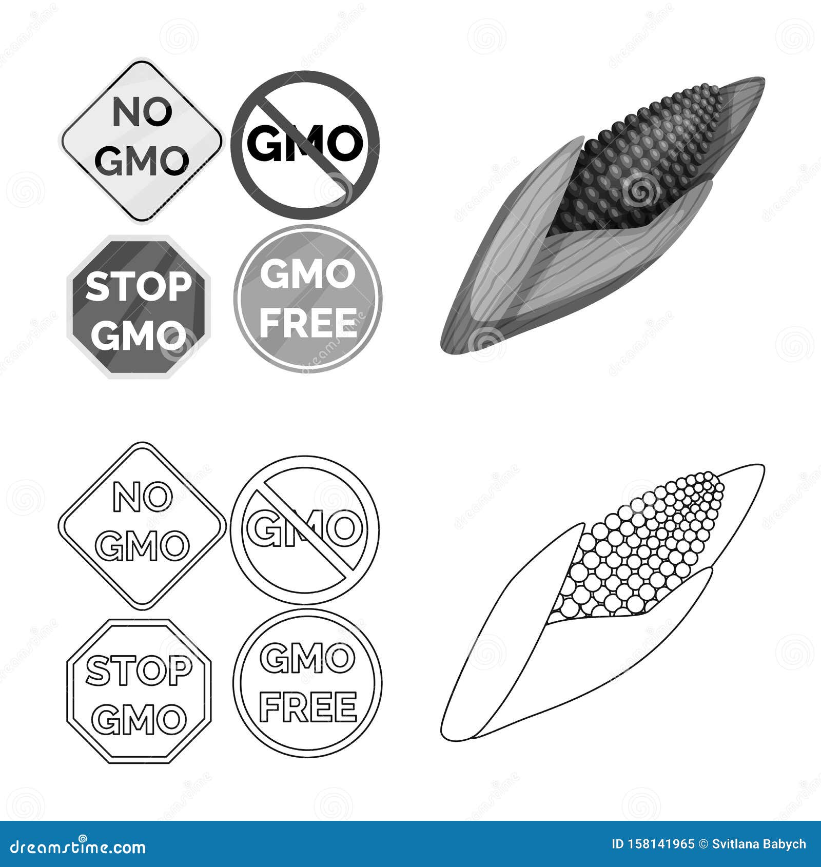 Vector Illustration of Test and Synthetic Symbol. Set of Test and ...