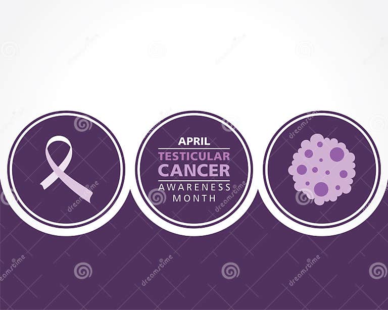 Testicular Cancer Awareness Month Observed In April Every Year Stock Vector Illustration Of