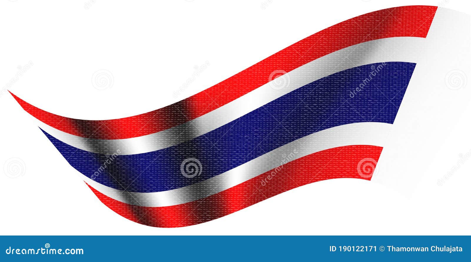 Thailand Flag Cartoon Vector | CartoonDealer.com #190122171