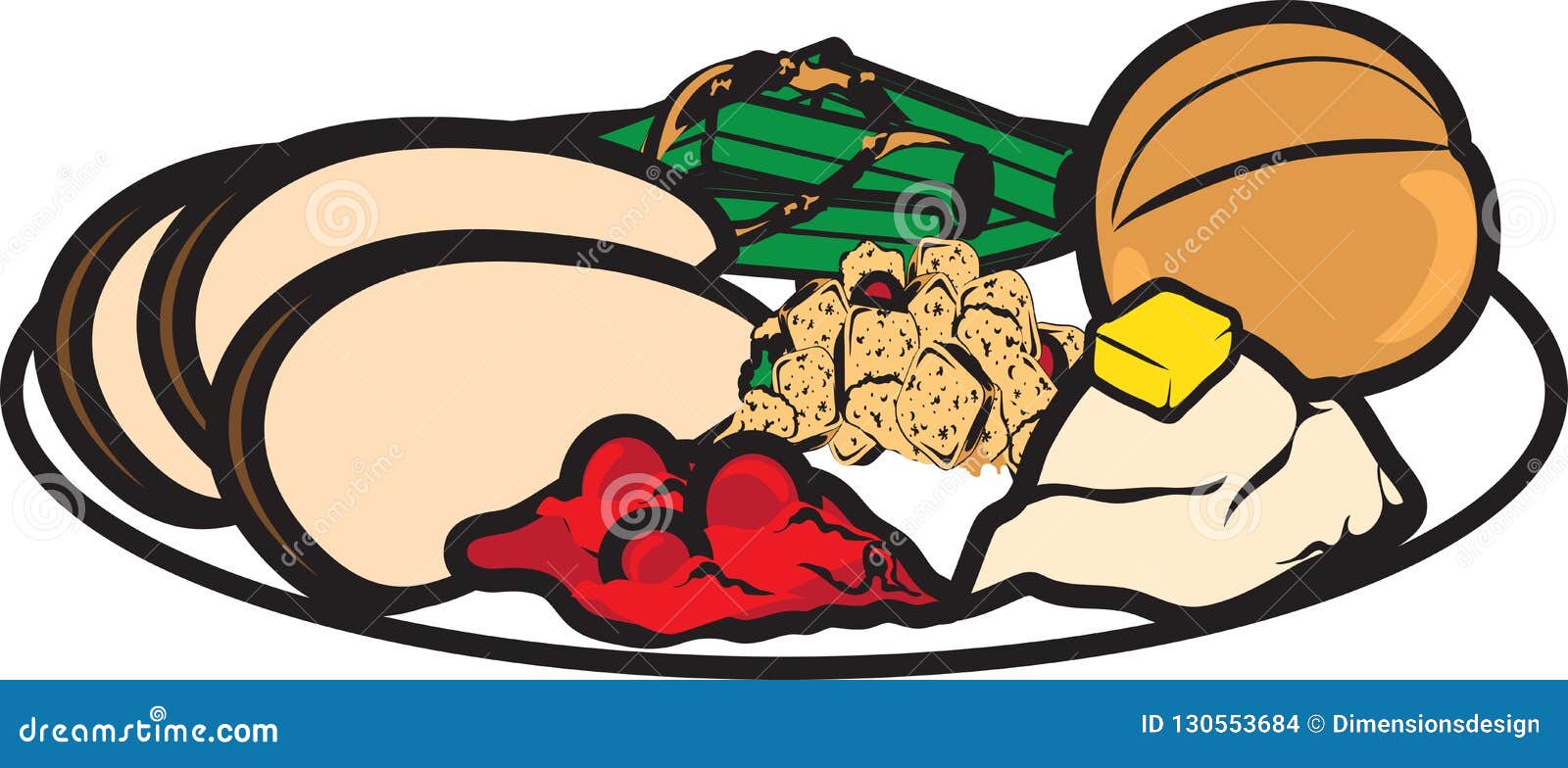 Thanksgiving Dinner icon stock vector. Illustration of thanksgiving ...