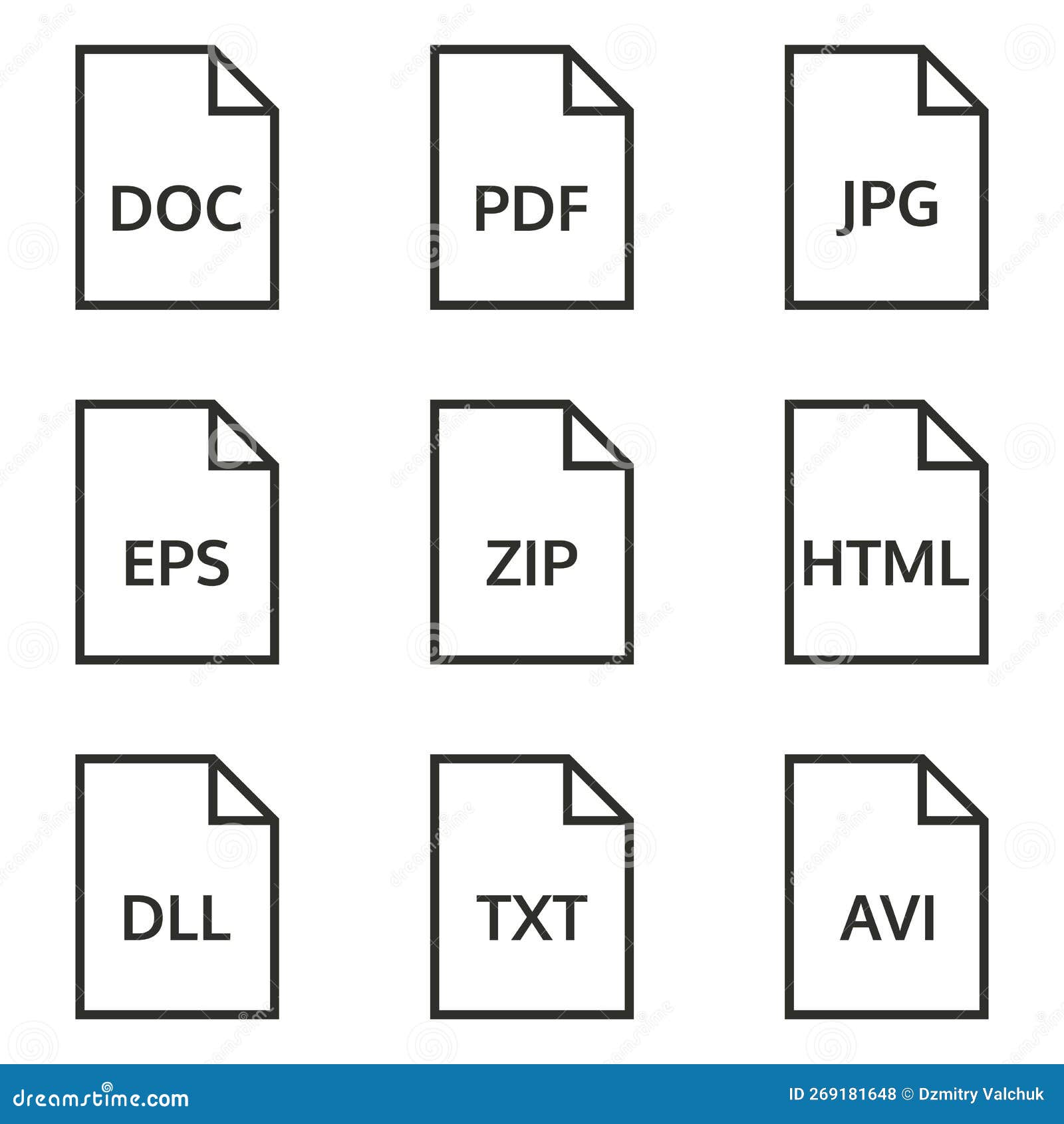 Vector Illustration on the Theme File Stock Vector - Illustration of ...