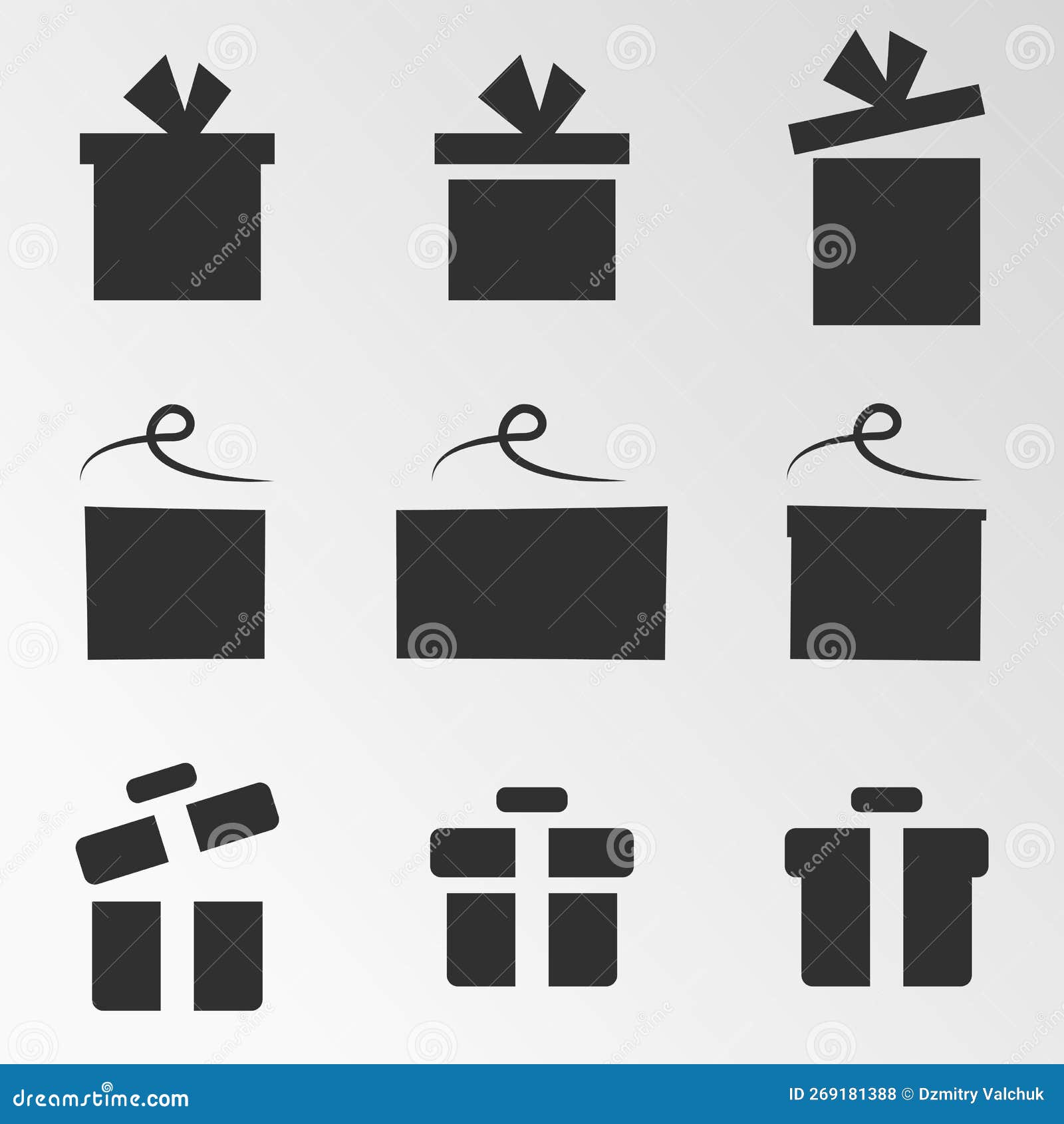 Vector Illustration on the Theme Gift, Box Stock Vector - Illustration ...