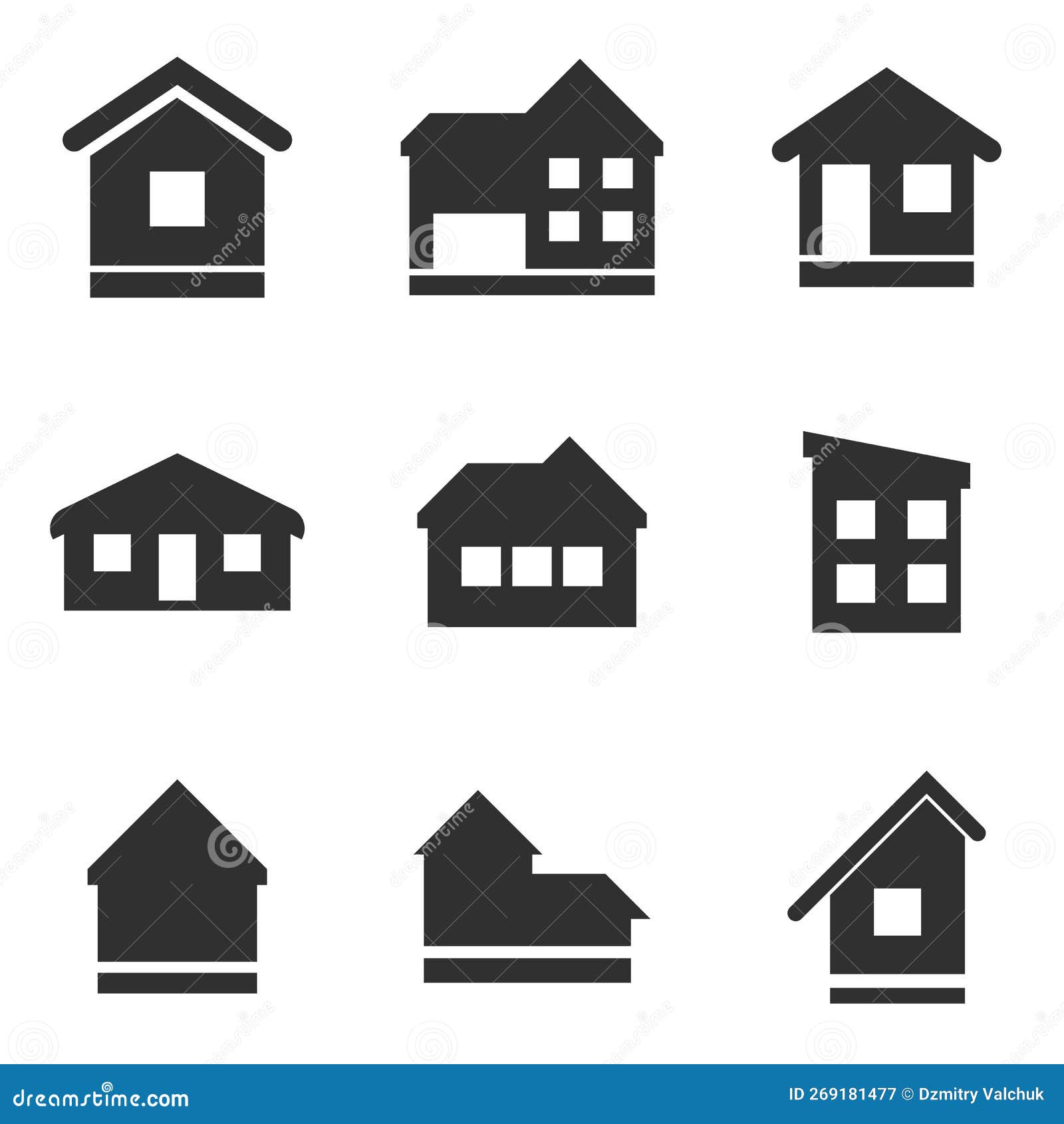 Vector Illustration on the Theme House Stock Vector - Illustration of ...