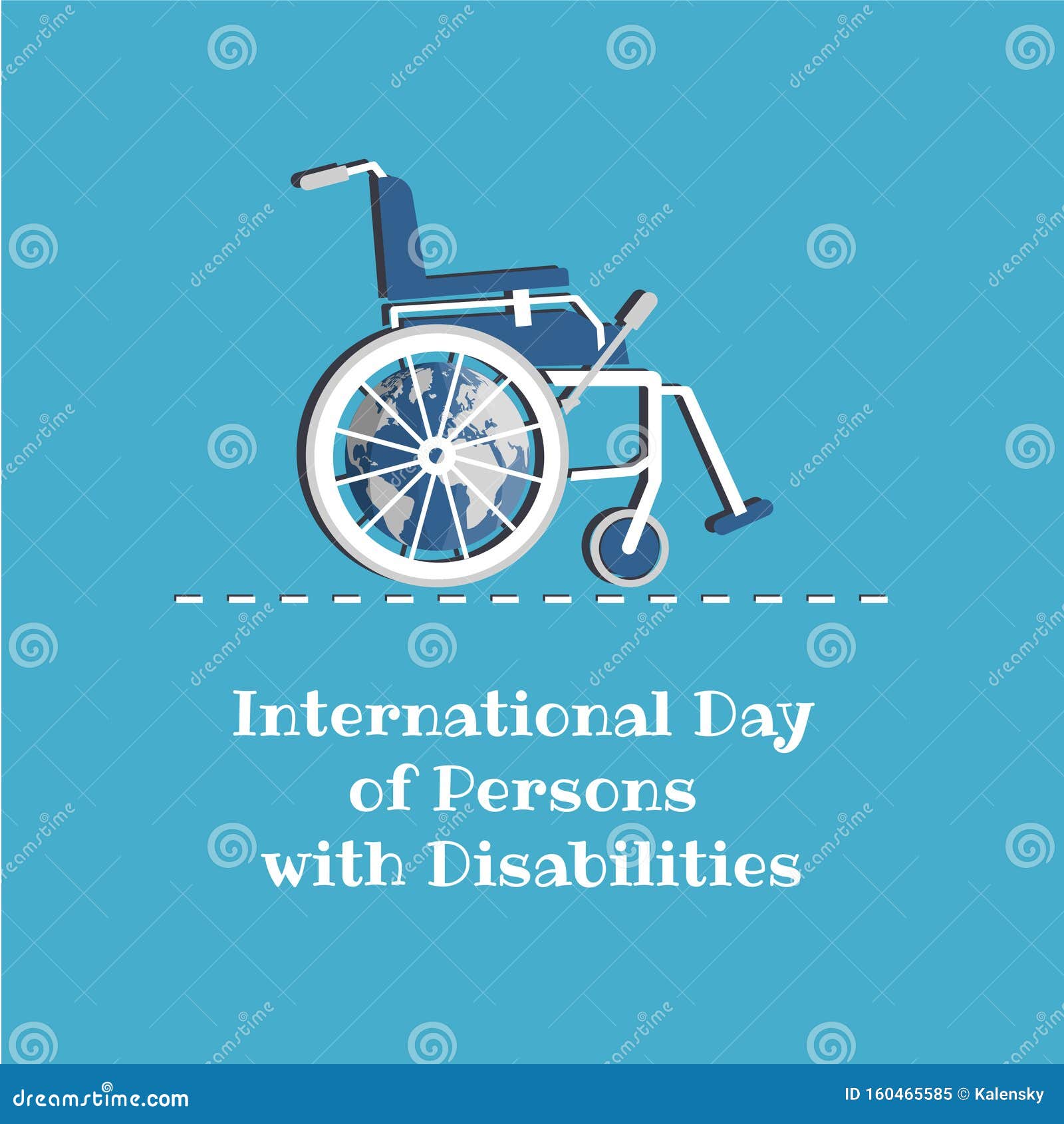 World Disabilities Day stock vector. Illustration of healthcare - 160465585
