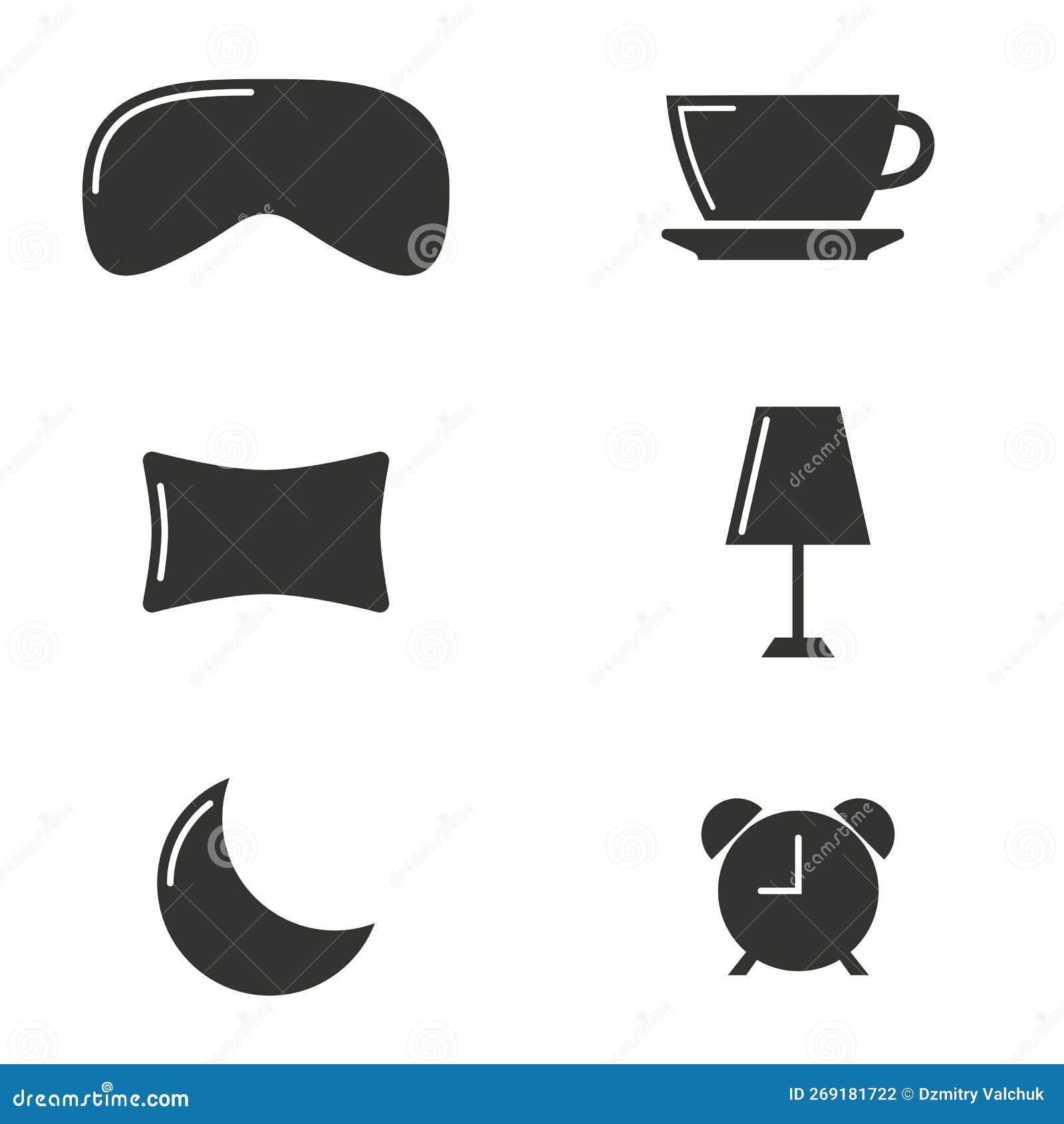 Vector Illustration on the Theme Sleep Stock Vector - Illustration of ...