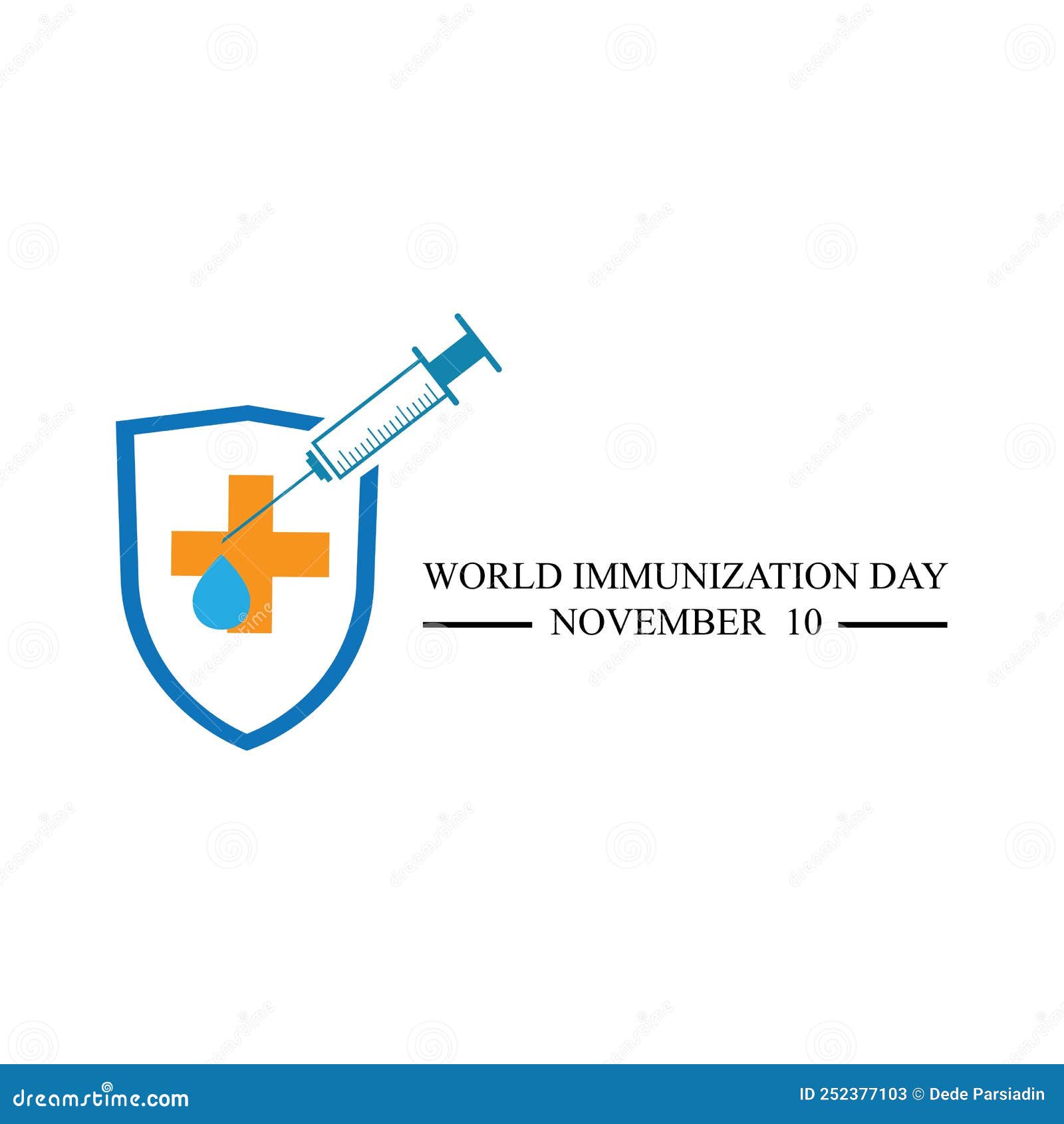 Vector Illustration on the Theme of World Immunization Day on November ...