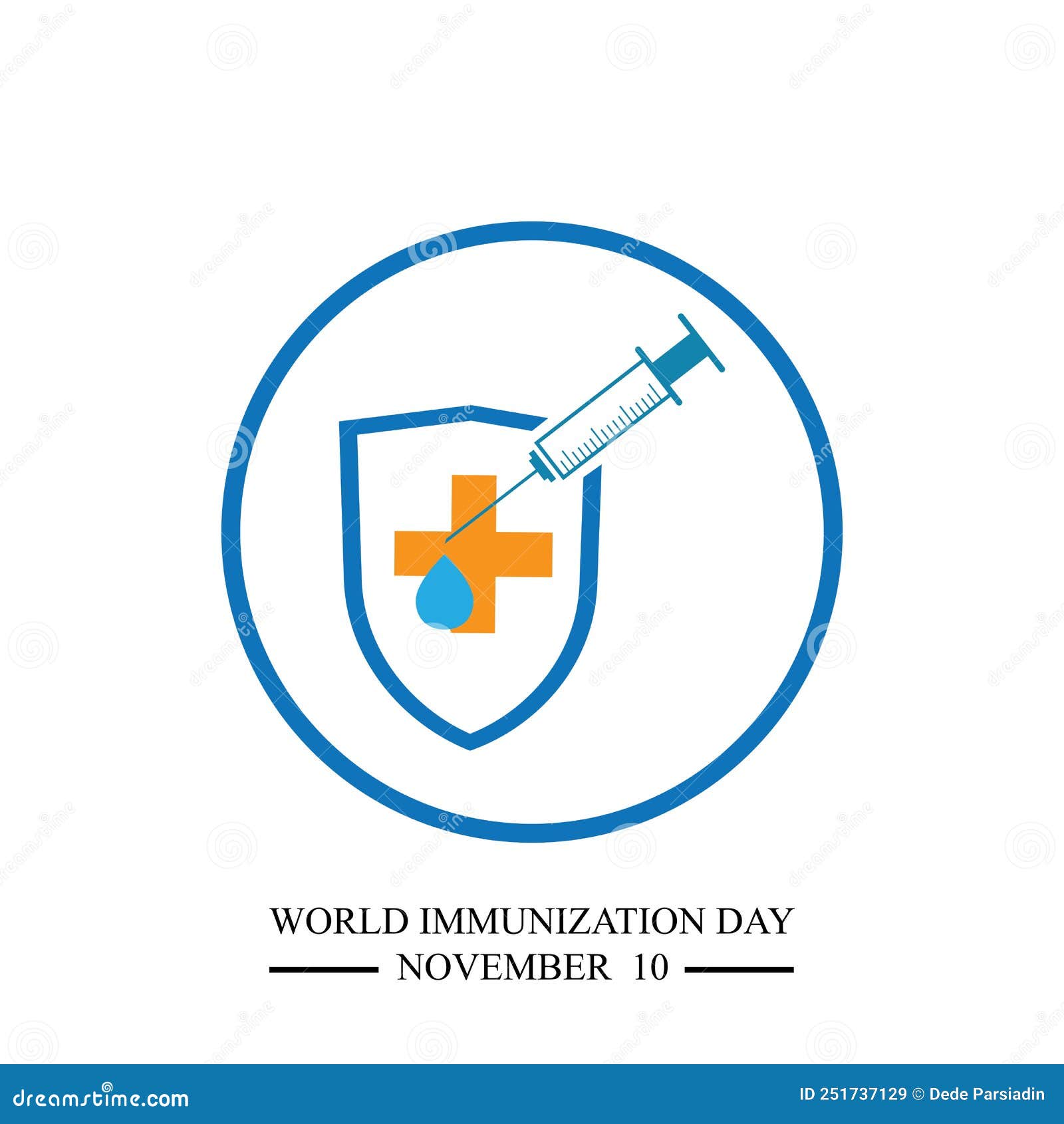 Vector Illustration on the Theme of World Immunization Day on November ...