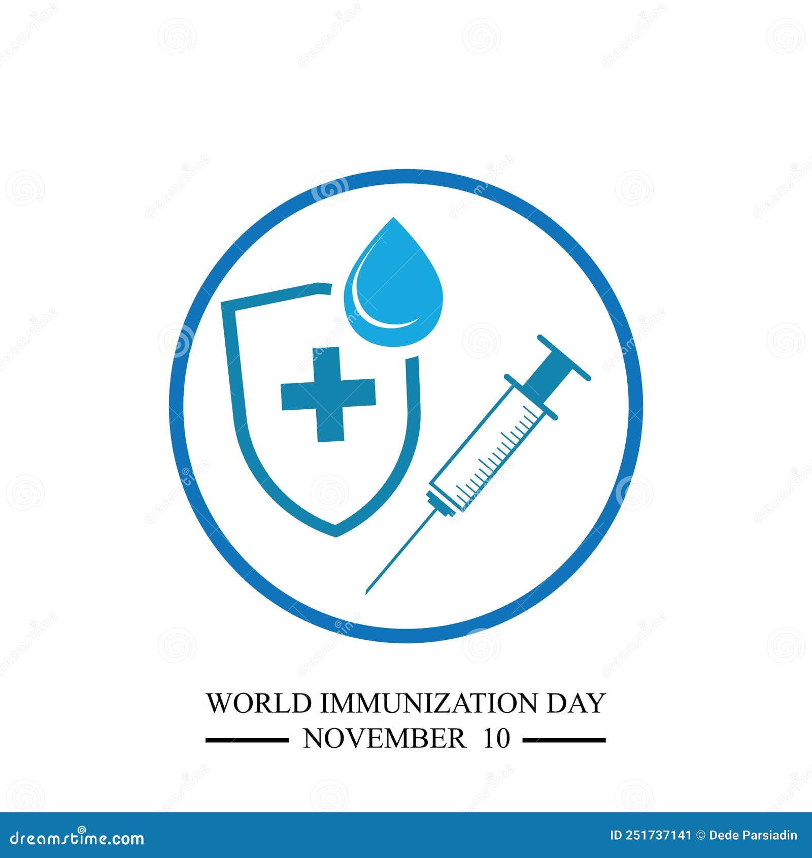 Vector Illustration on the Theme of World Immunization Day on November ...