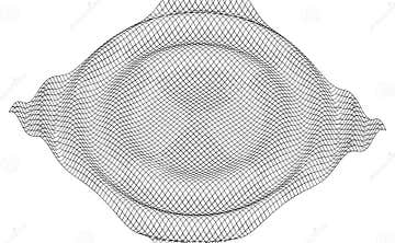 Vector Illustration of a Three Dimensional Sine Wave Function Stock ...