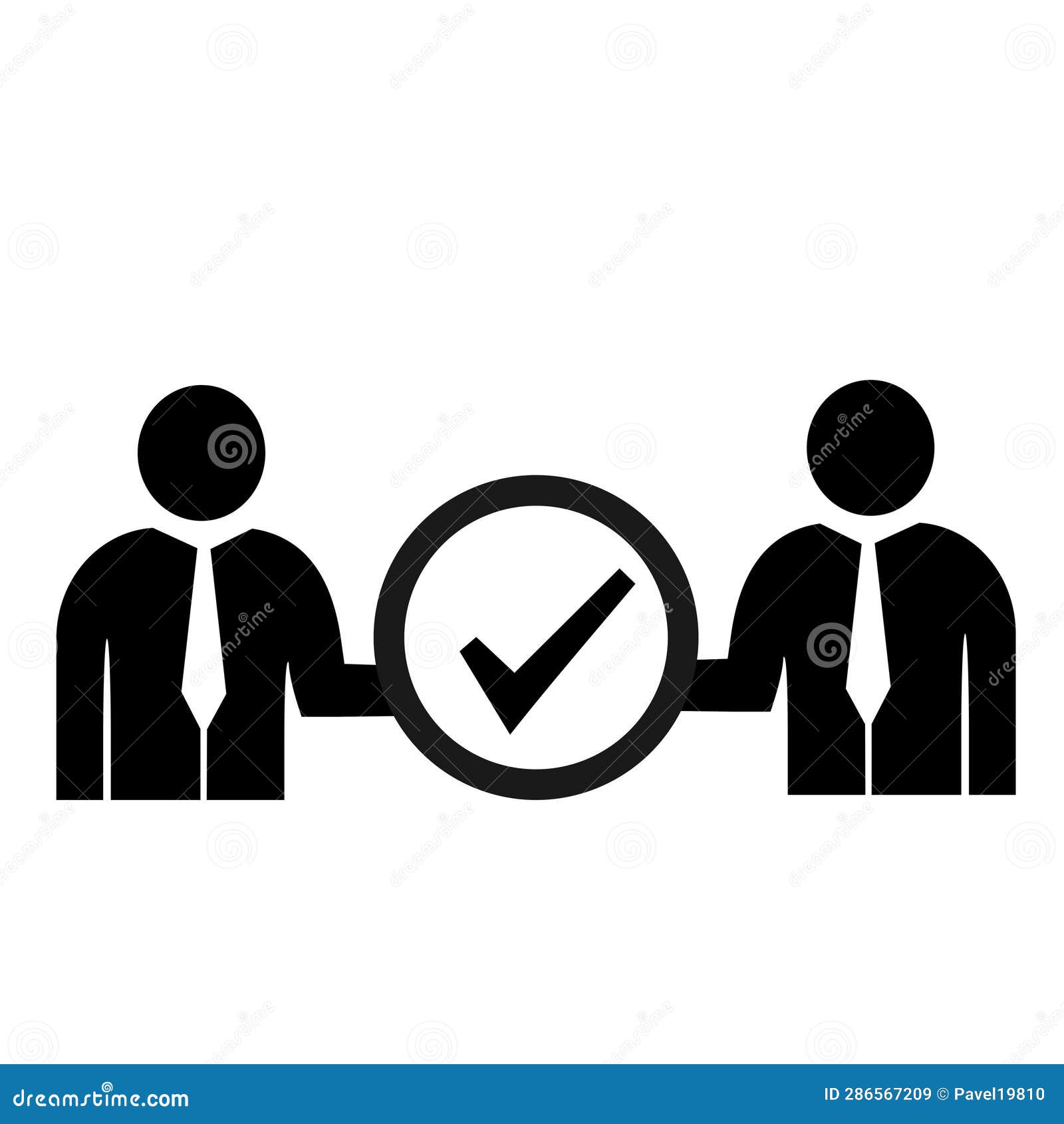 Labels With Tick And Cross Symbols Vector Illustration | CartoonDealer ...