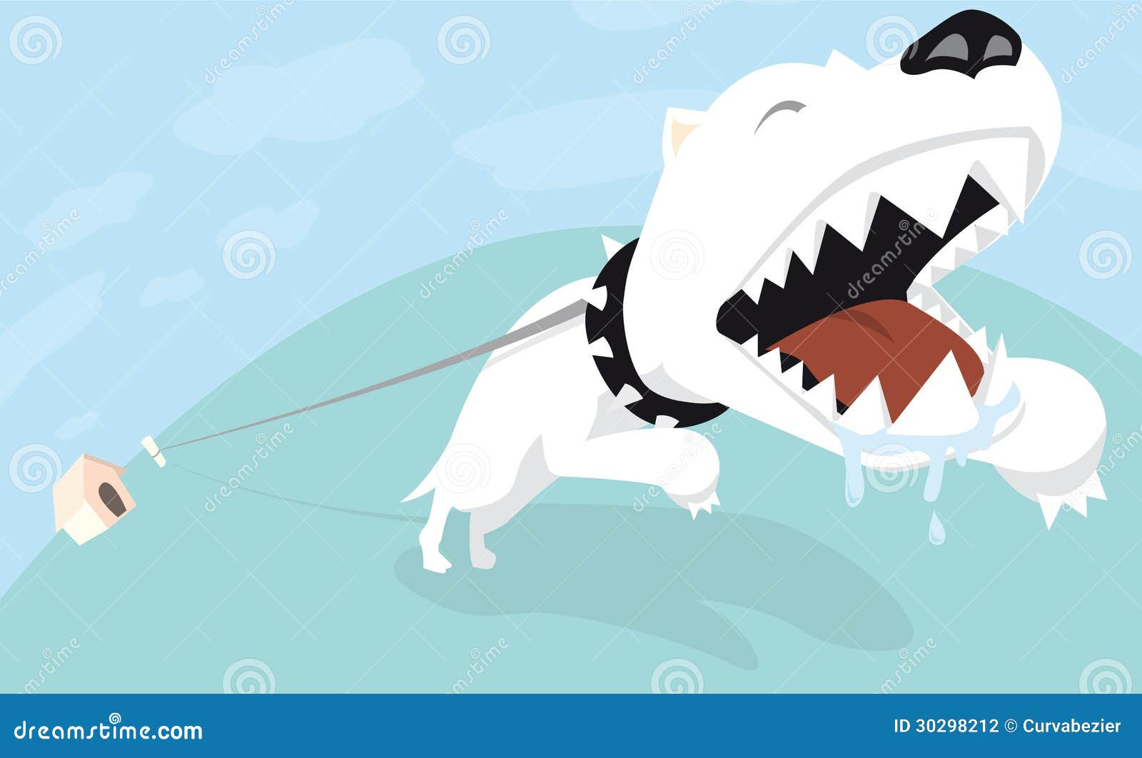 Angry Man Tied To A Chair With Ropes Royalty-Free Illustration ...