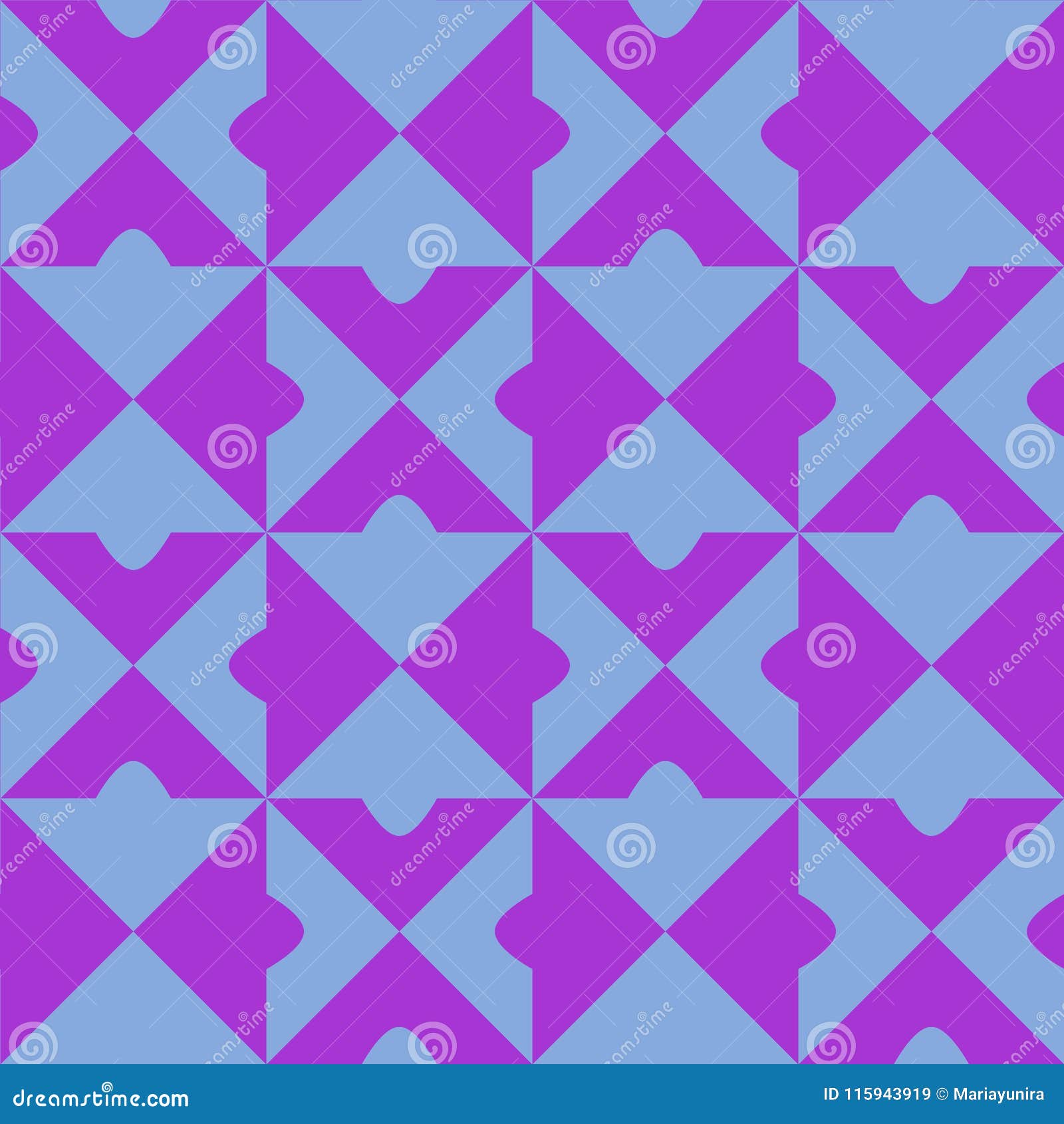 Two Color Tile Pattern Seamless Repeated Vector Background Stock Image ...