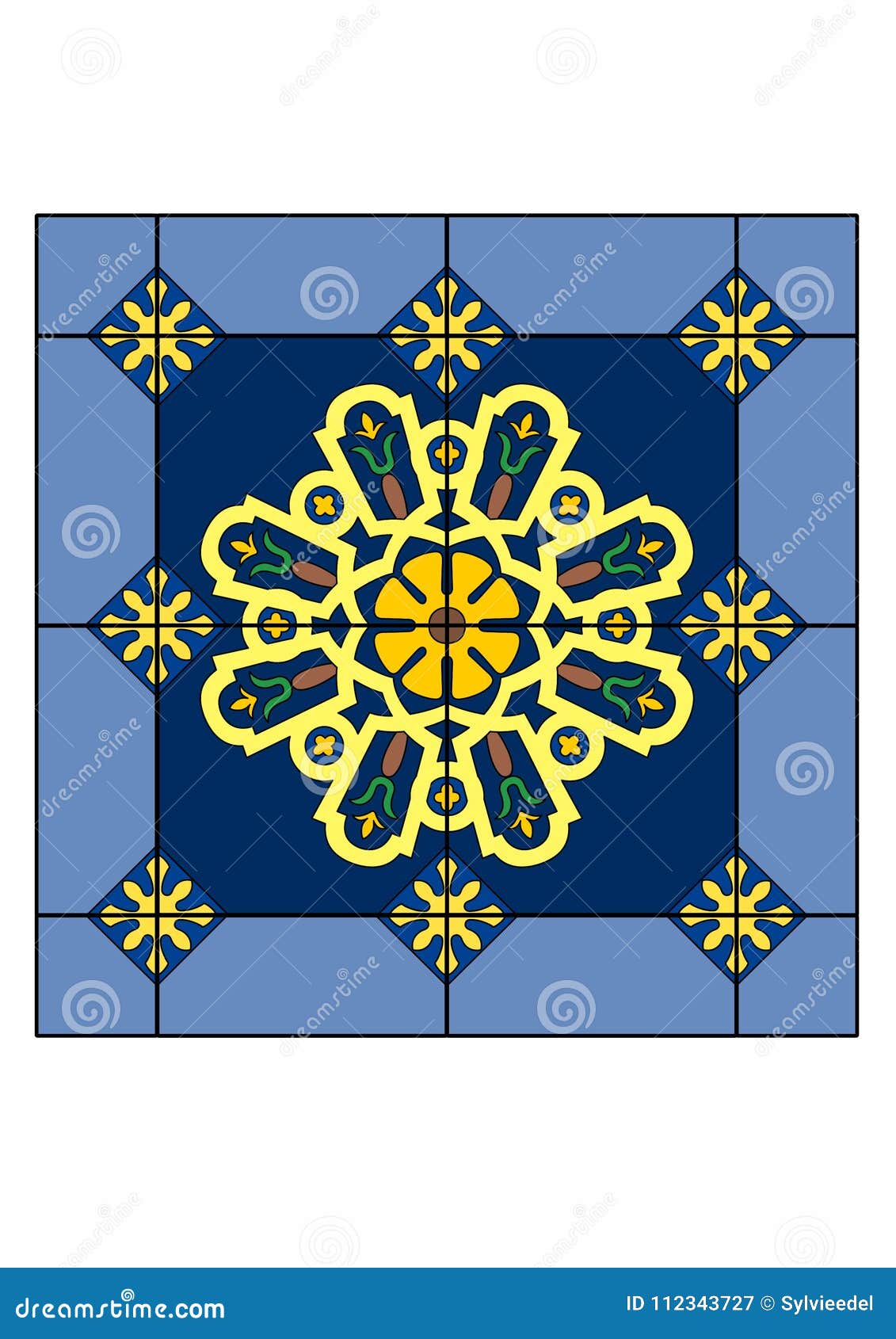 Light blue tile stock vector. Illustration of glass - 112343727