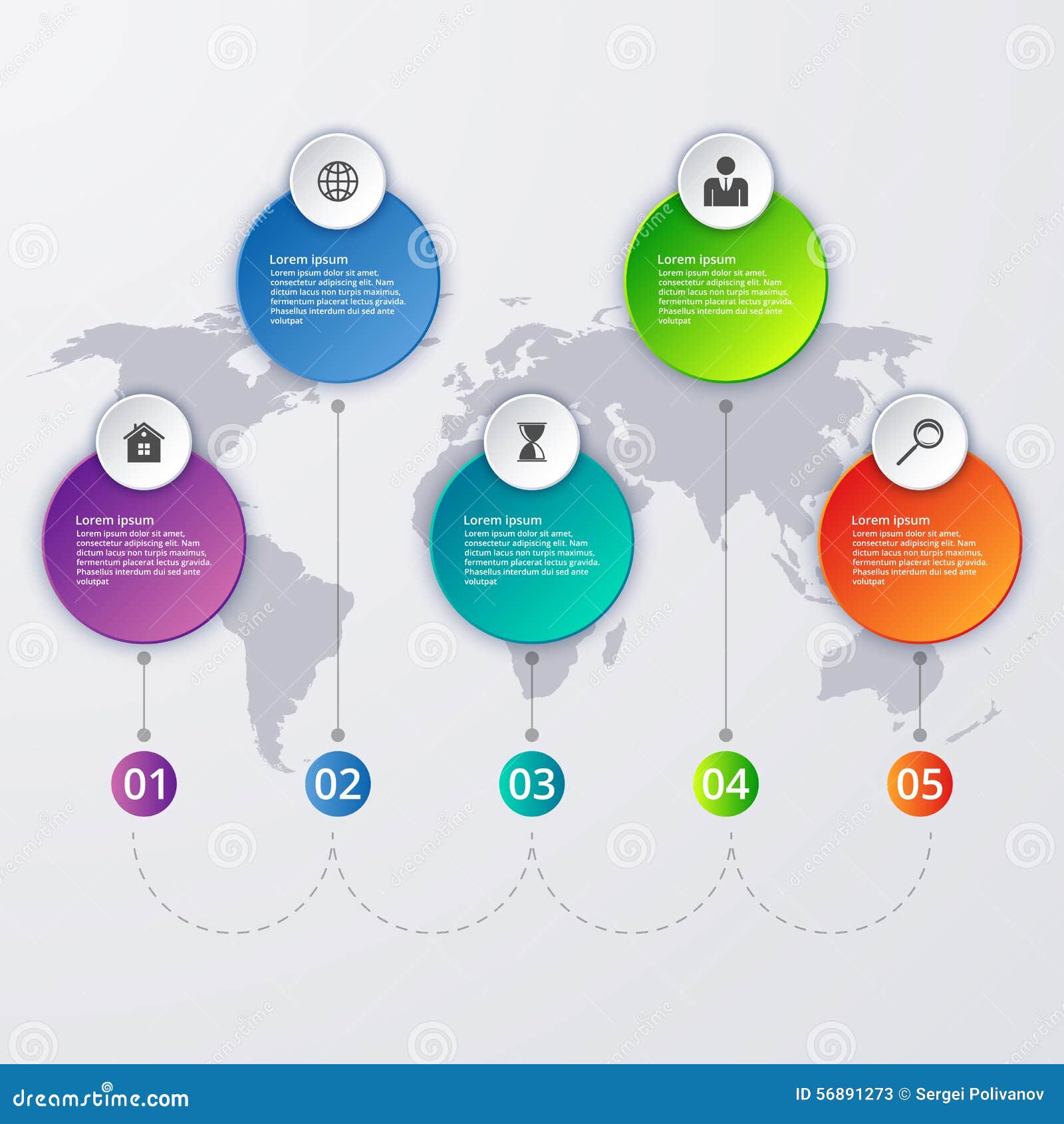 Vector Illustration of a Timeline Infographics Stock Vector ...