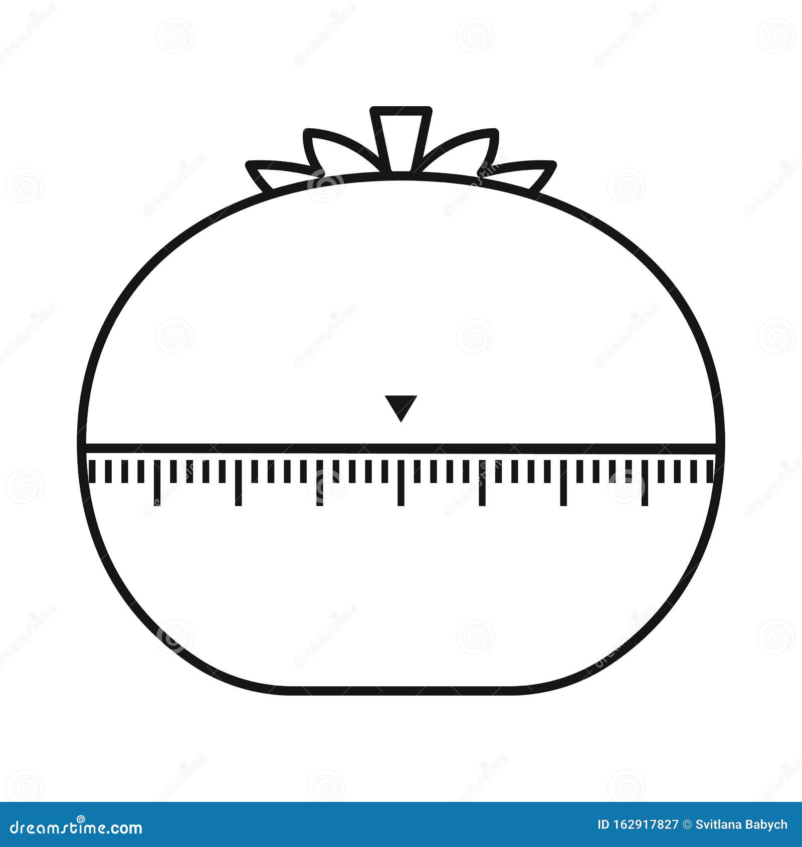 Vector Illustration of Timer and Tomato Sign. Web Element of Timer and ...