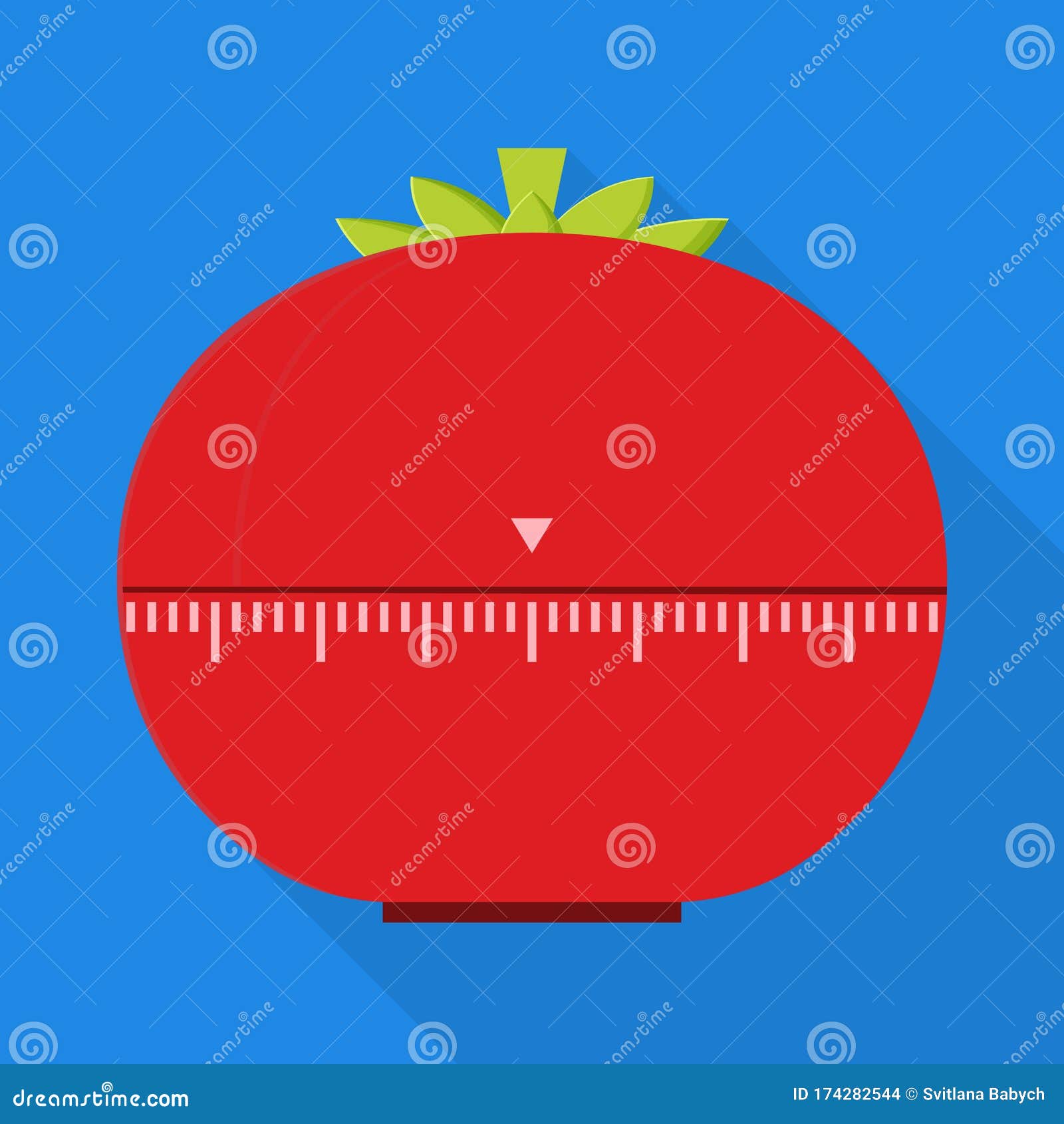 Vector Design of Timer and Tomato Symbol. Graphic of Timer and Clock ...