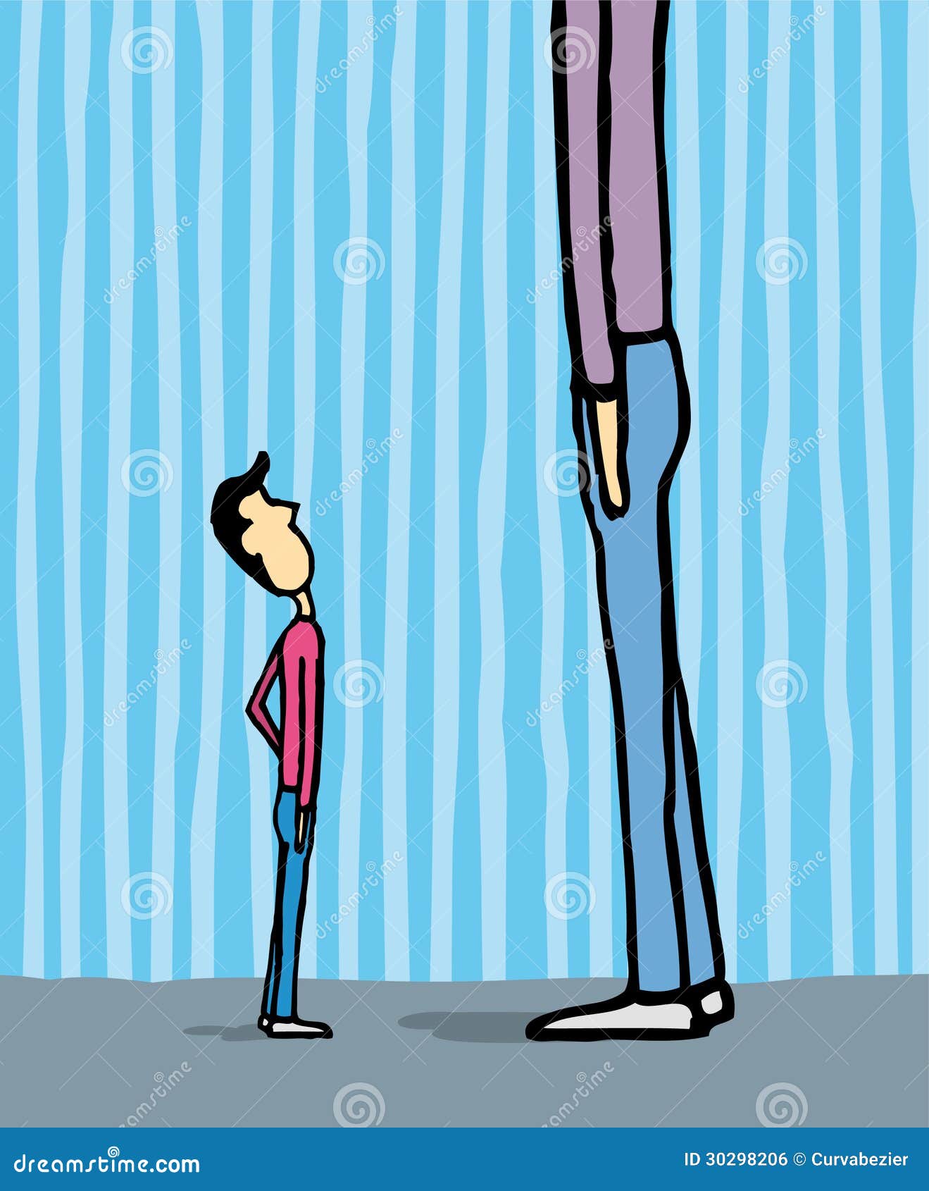 Growth / Looking Up and Wishing Stock Vector - Illustration of ideas ...