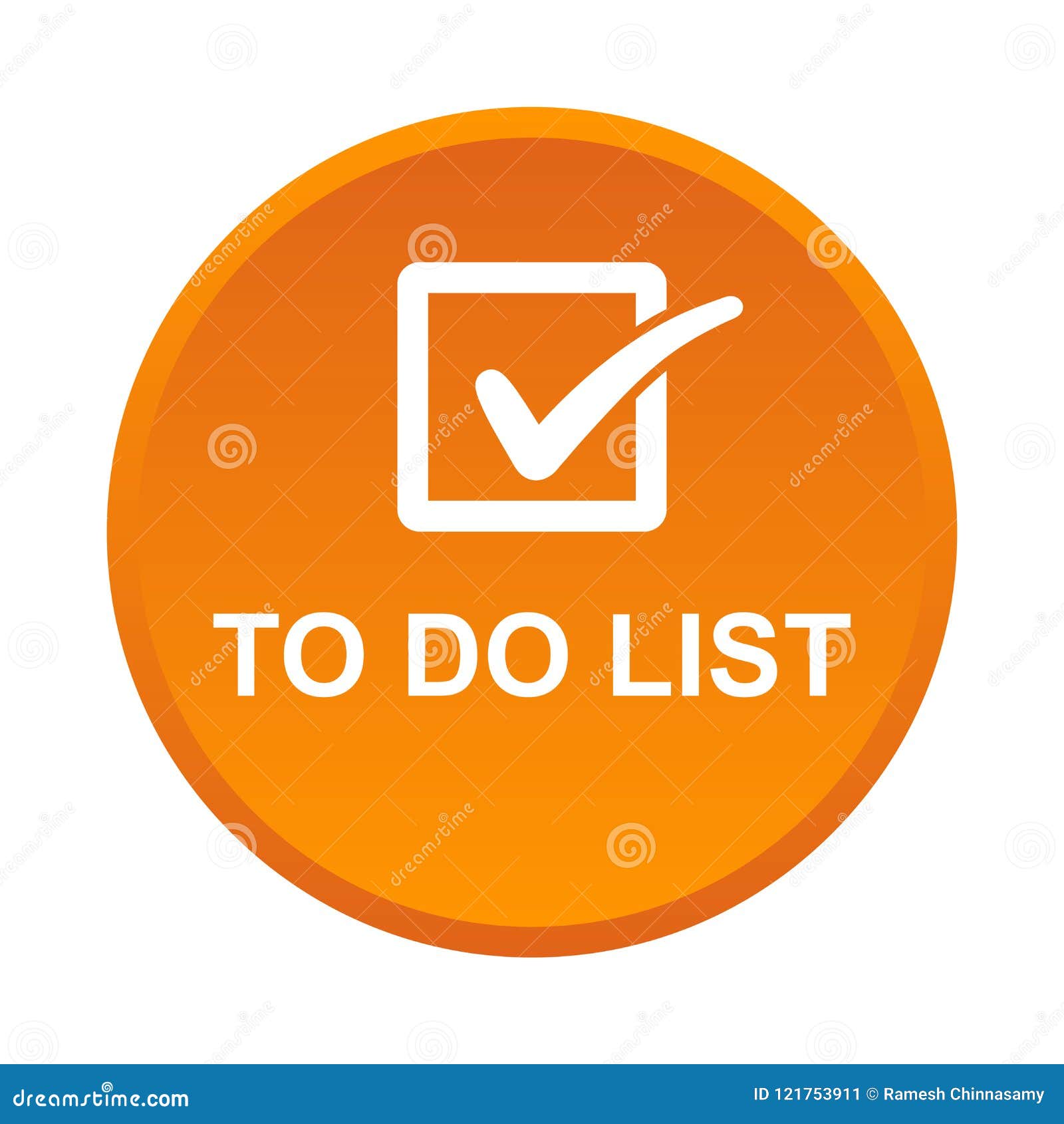 To do list button stock vector. Illustration of glossy - 121753911