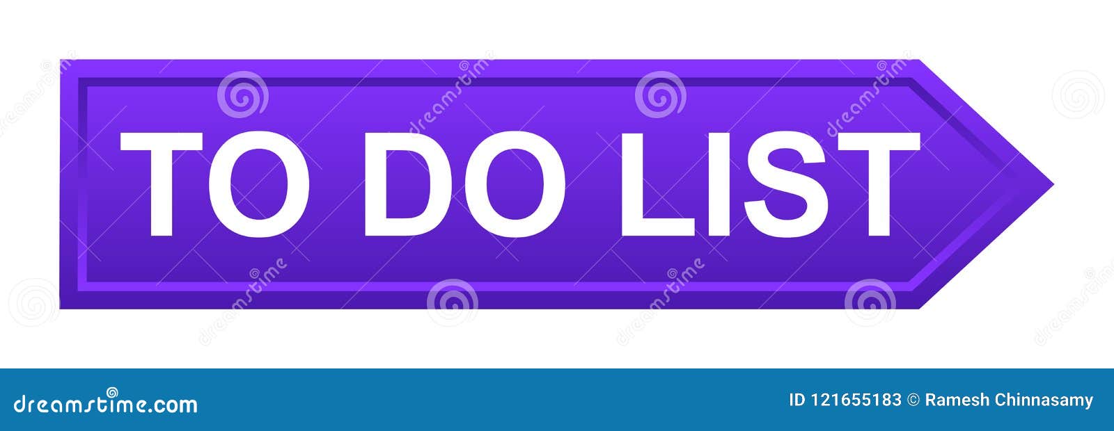 To do list button stock vector. Illustration of eps10 - 121655183