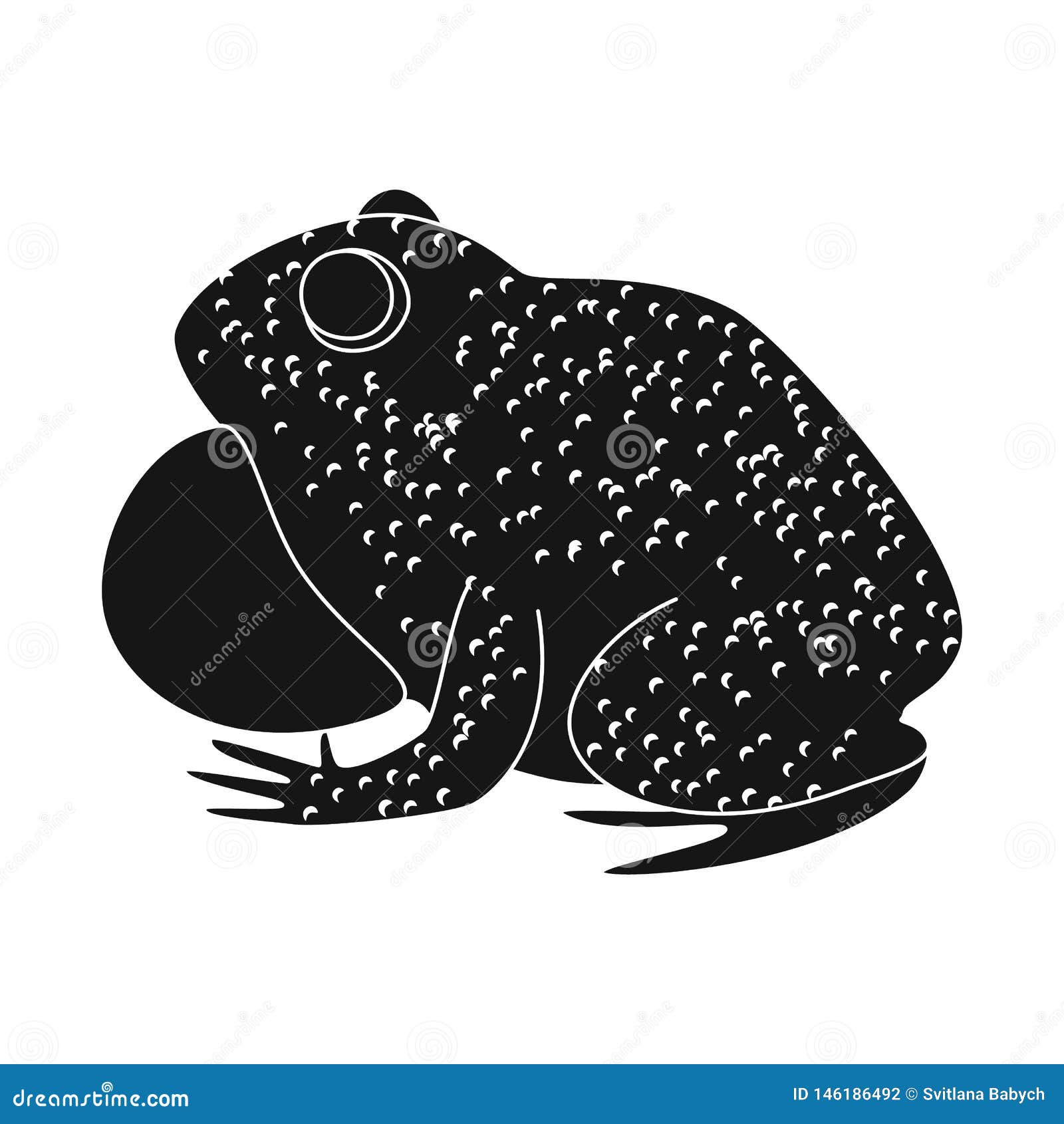 Vector Design of Toad and Biology Symbol. Collection of Toad and Brown ...