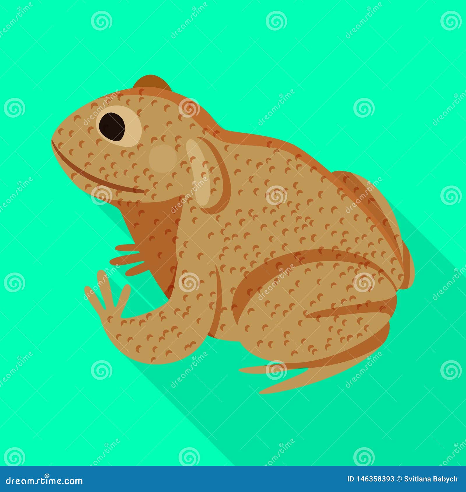 Vector Design of Toad and Tropical Symbol. Collection of Toad and ...