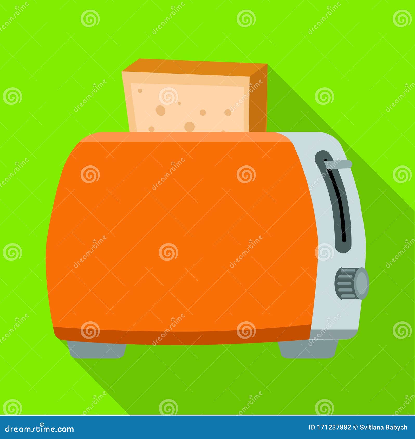 Vector Illustration of Toaster and Toast Symbol. Graphic of Toaster and ...