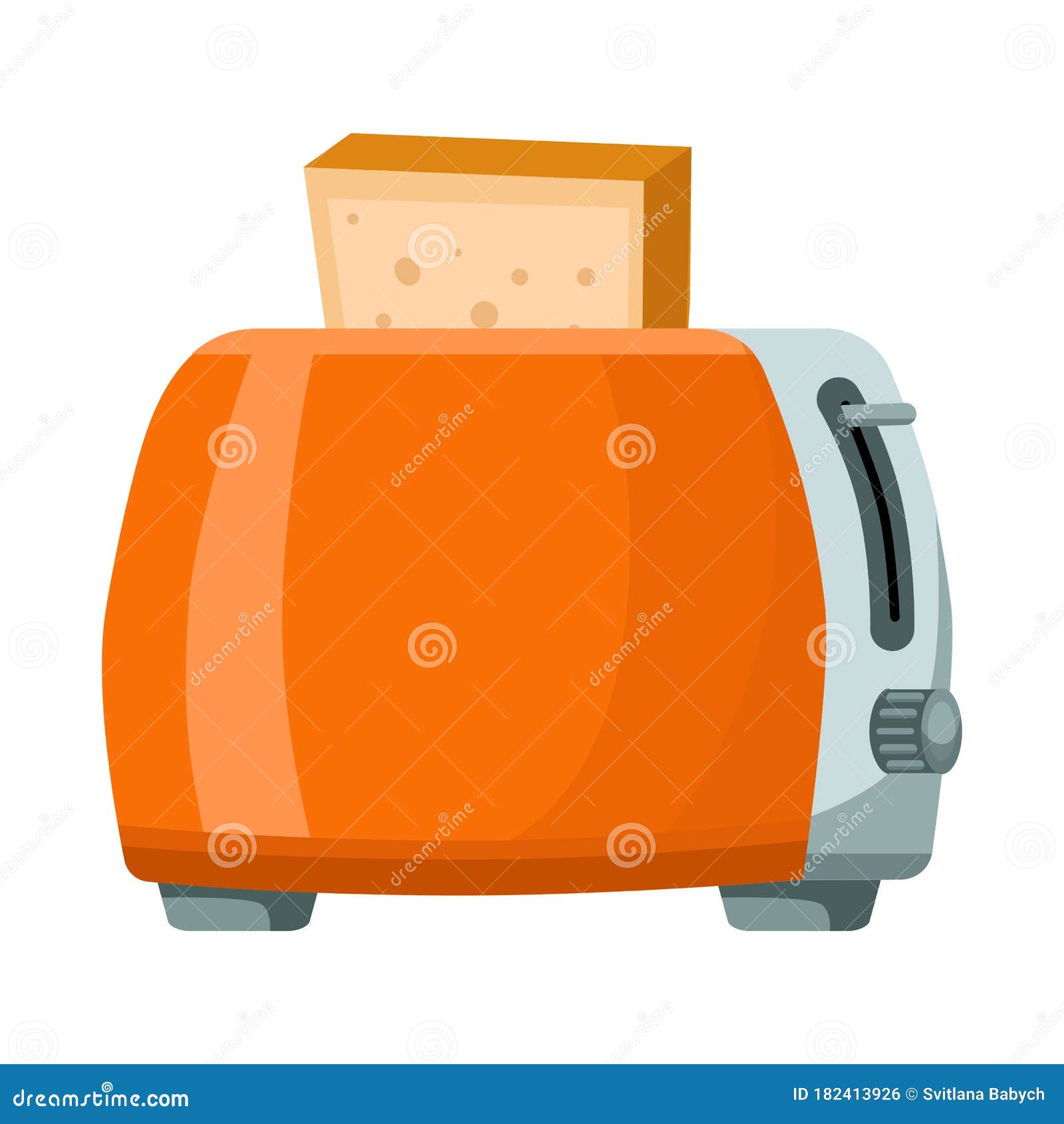 Vector Illustration of Toaster and Toast Symbol. Graphic of Toaster and ...