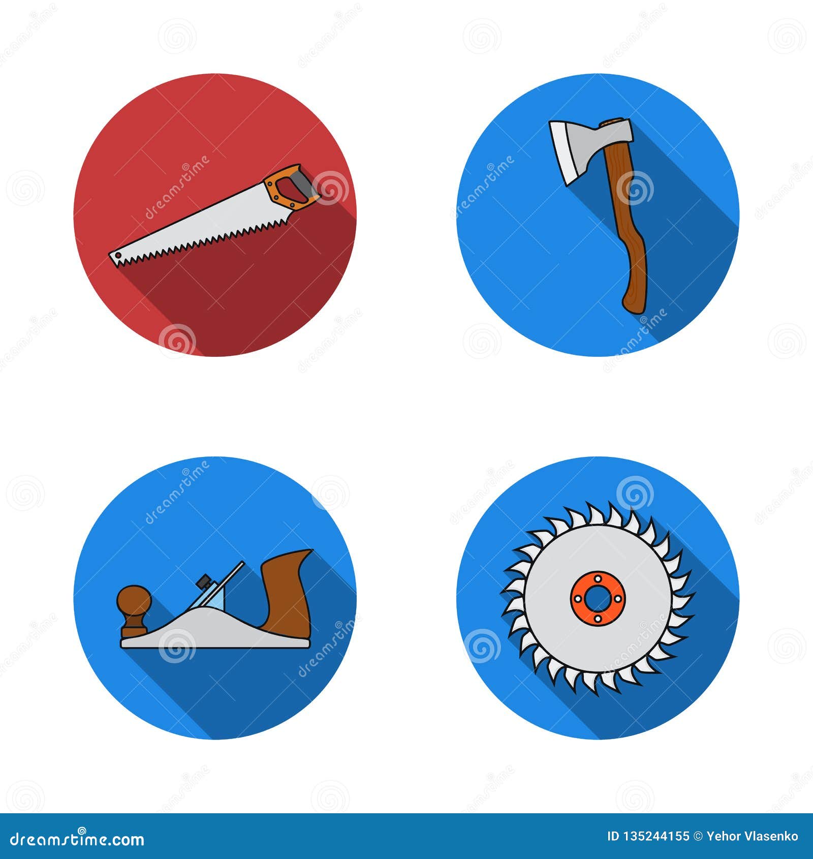 Vector Illustration of Tool and Construction Logo. Set of Tool and ...