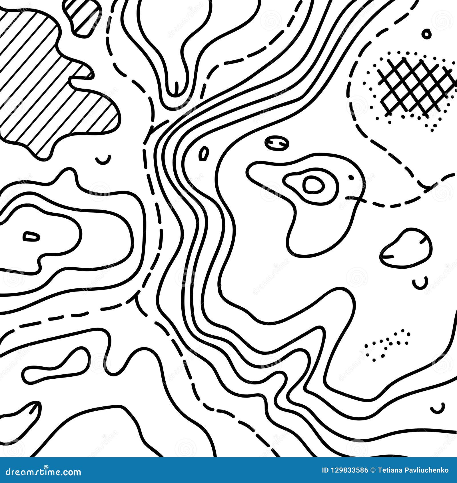 Vector Illustration of Topographic Map Stock Vector - Illustration of ... Vector Illustration of Topographic Map Stock Vector - Illustration of ...