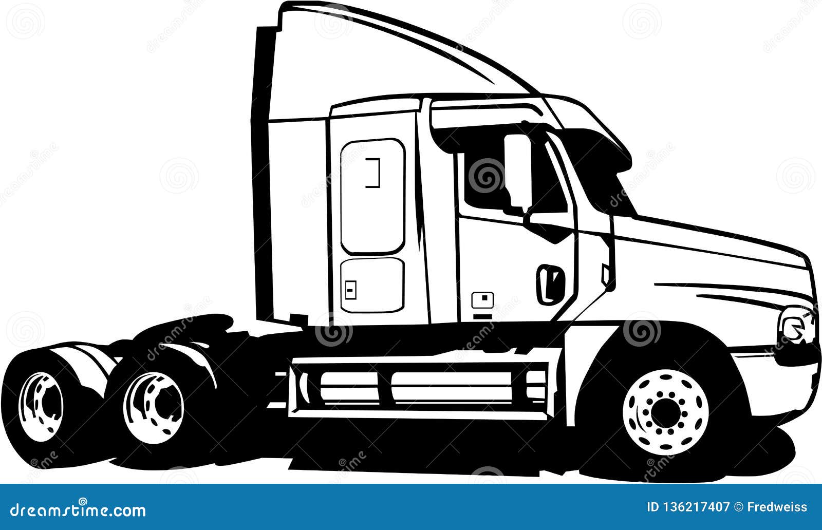 Tractor Trailer Vector Illustration Stock Vector - Illustration of ... Tractor Trailer Vector Illustration Stock Vector - Illustration of ...