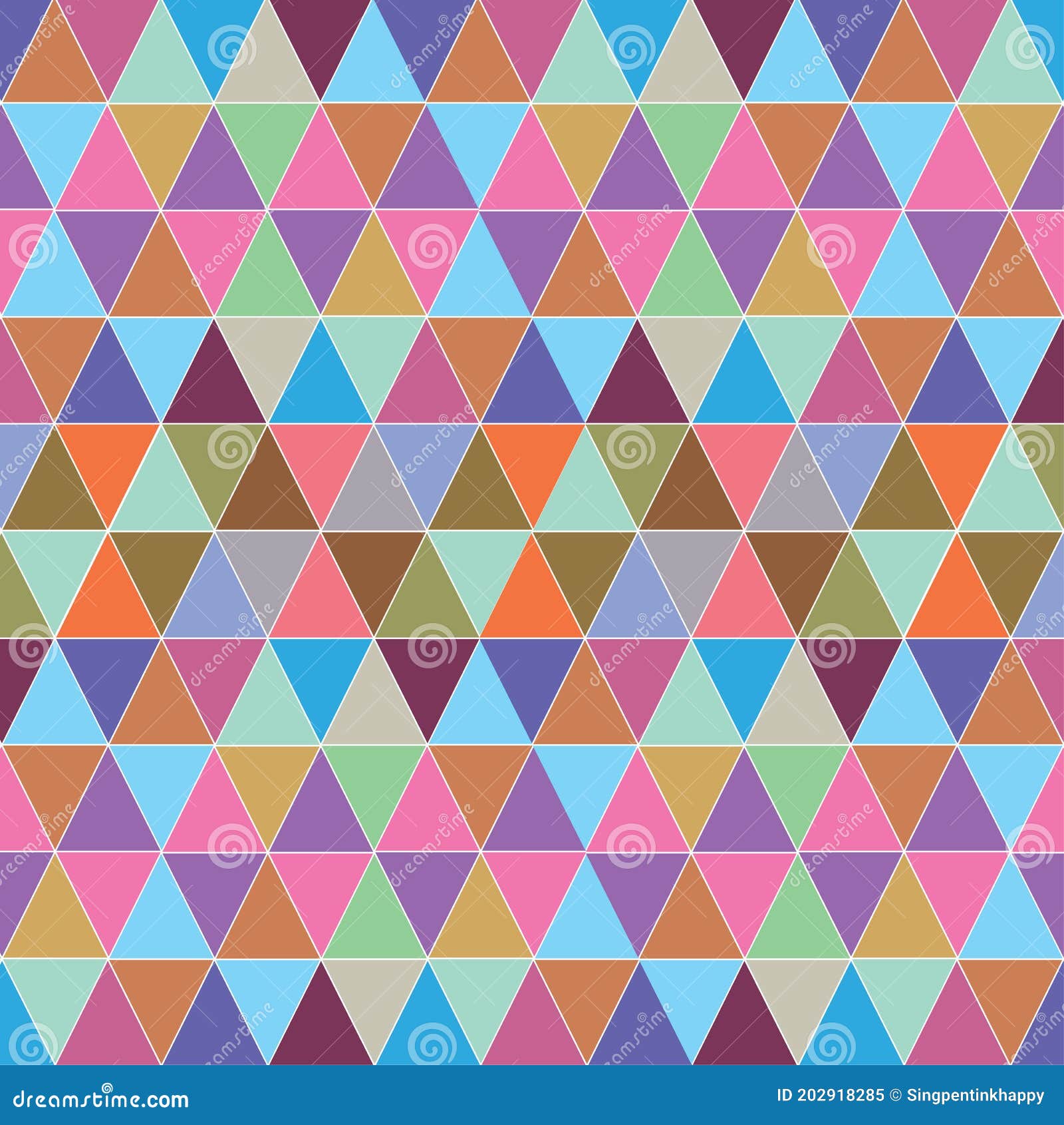Vector Illustration Triangle Background Stock Vector - Illustration of ...