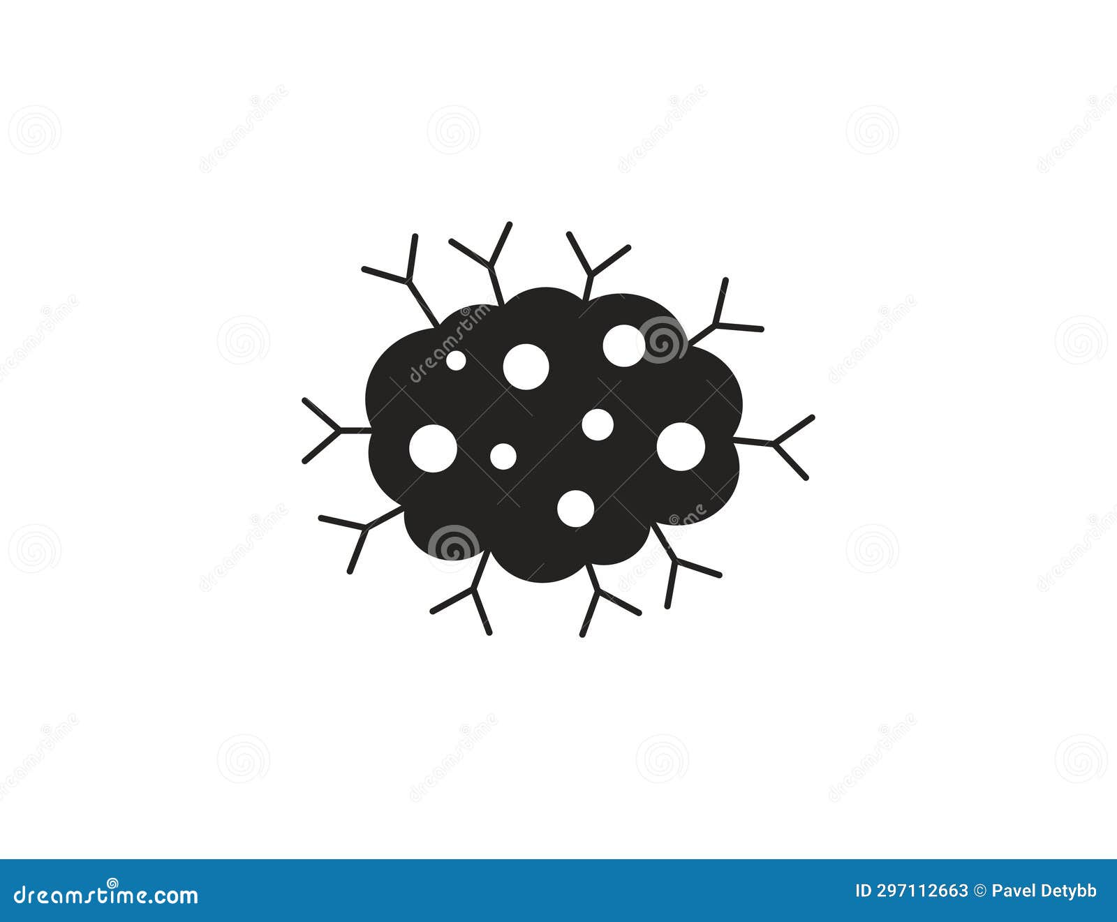 Tumor, Cancer Disease Icon. Vector Illustration. Stock Vector ...