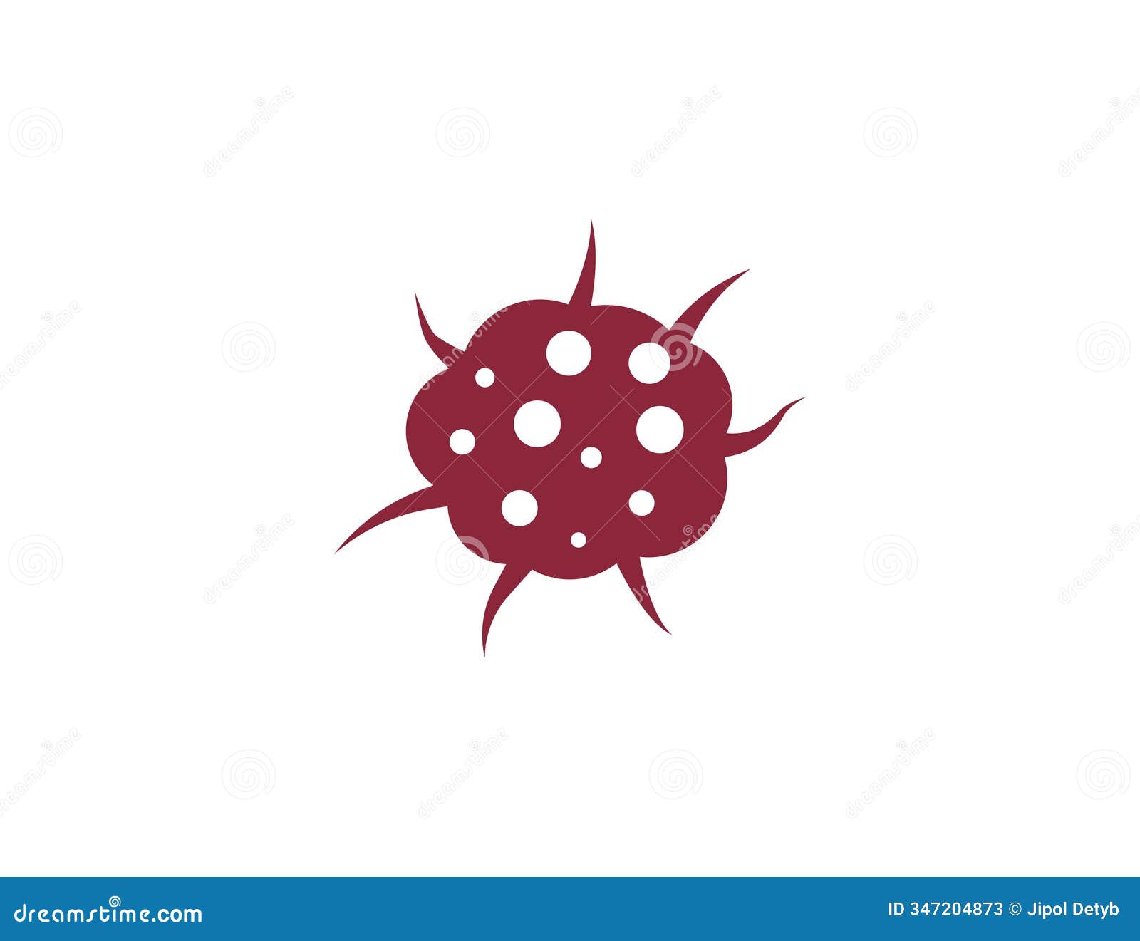 Tumor, Cancer Disease Icon. Vector Illustration. Stock Illustration ...