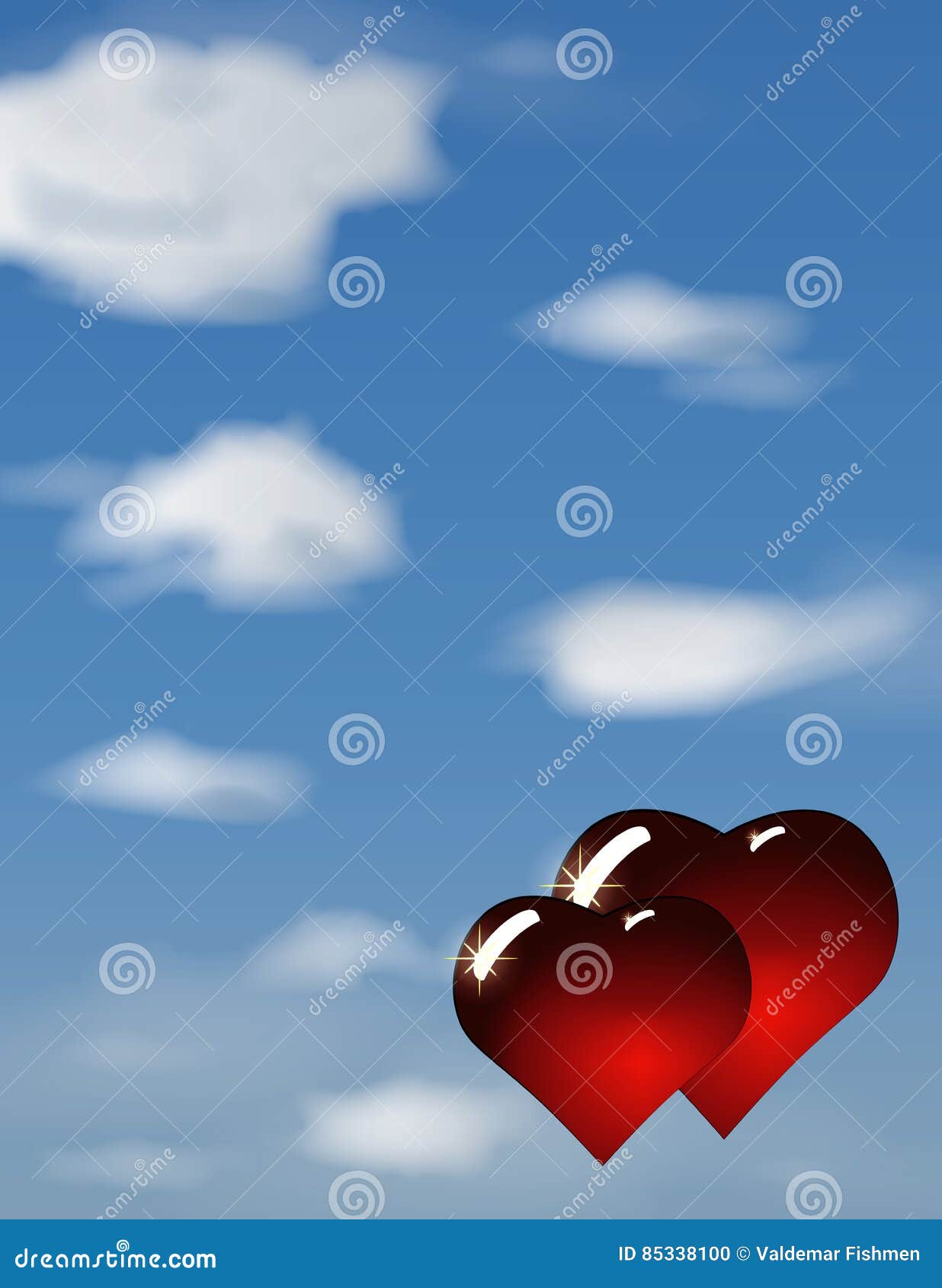 Hearts Heaven Backgrounds Stock Illustrations – 68 Hearts Heaven ...