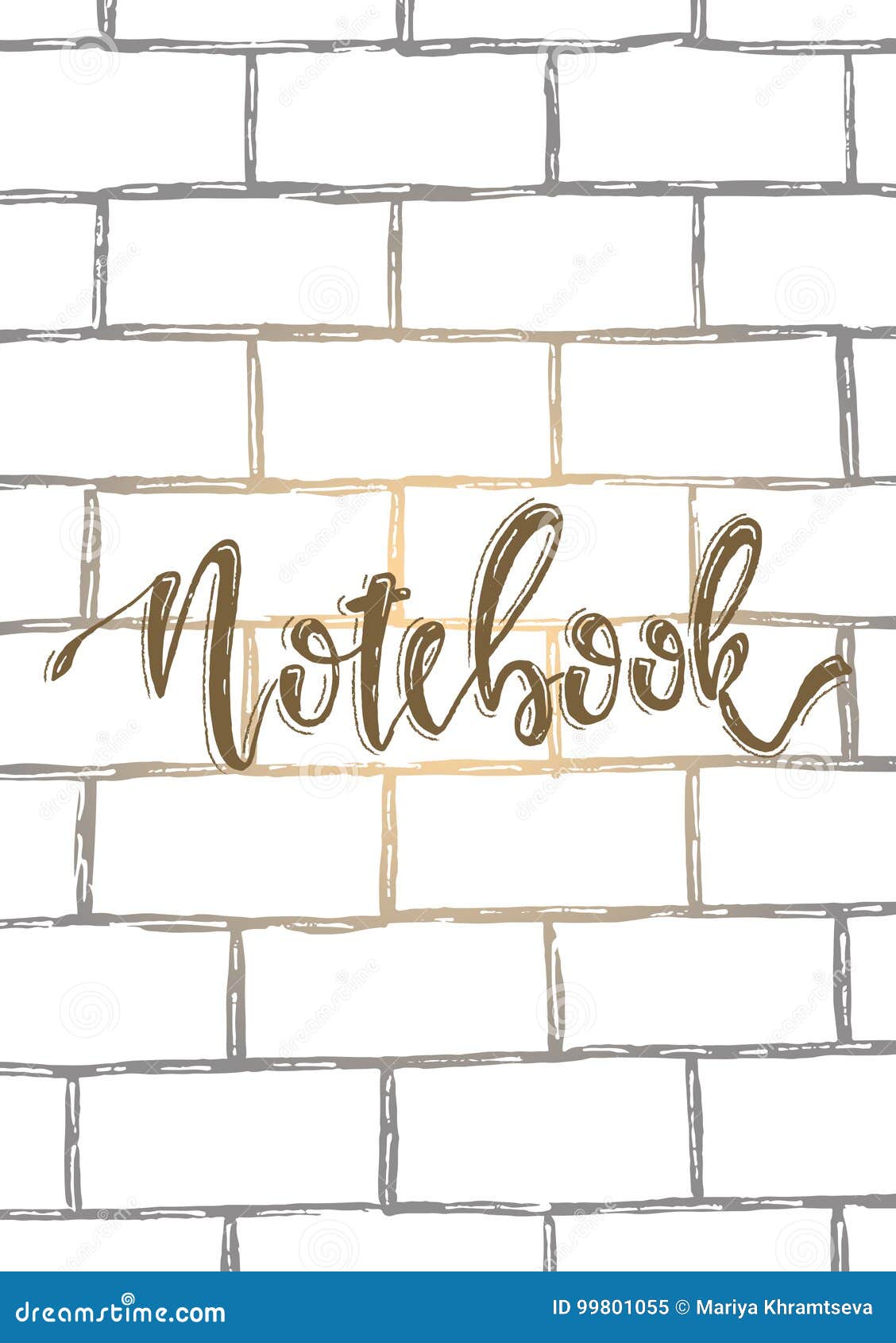 Vector cover notebook stock vector. Illustration of concept - 99801055