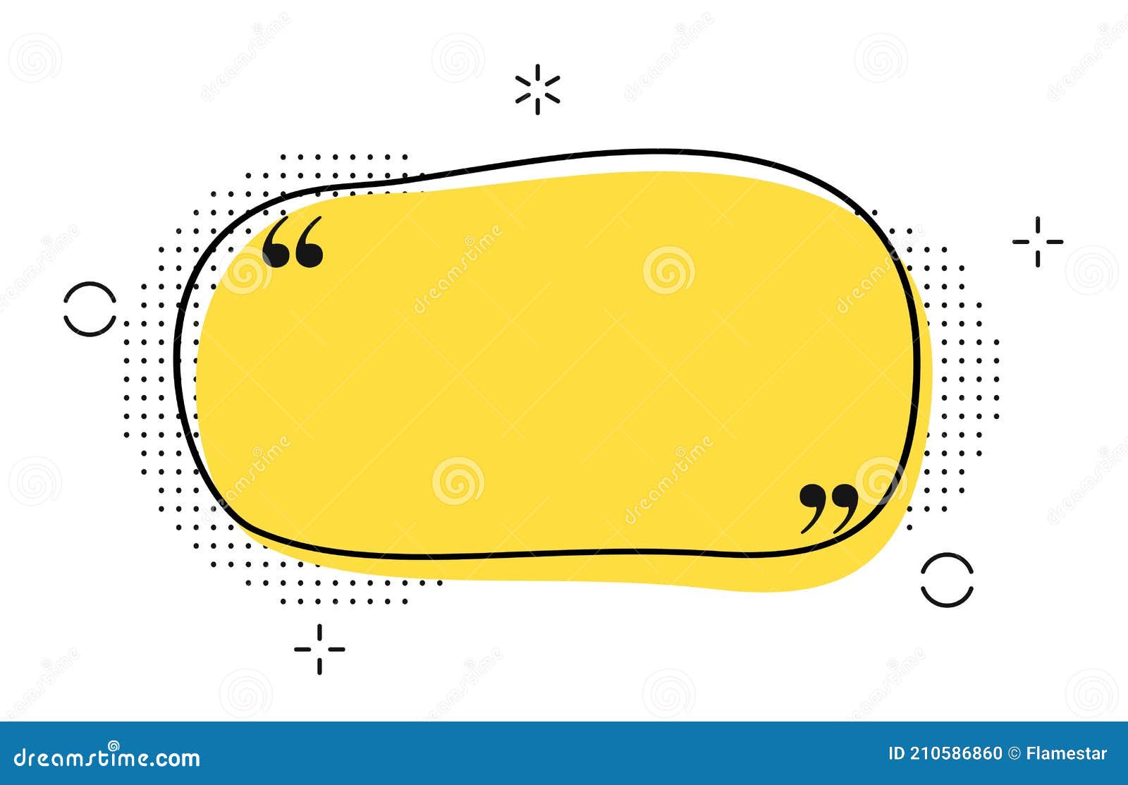 Vector Illustration of Typography Design. Remark Quote Text Box Poster ...