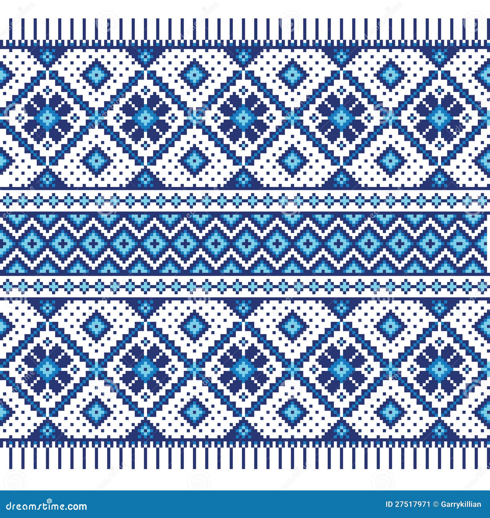 Vector Illustration of Ukrainian Seamless Pattern Stock Vector ...