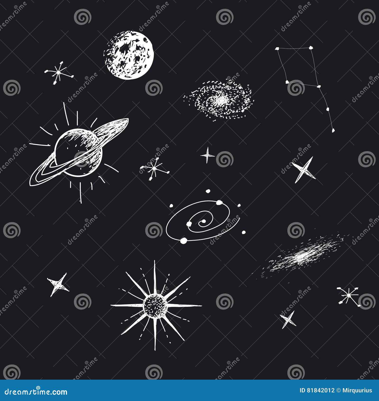 Andromeda Constellation Drawing