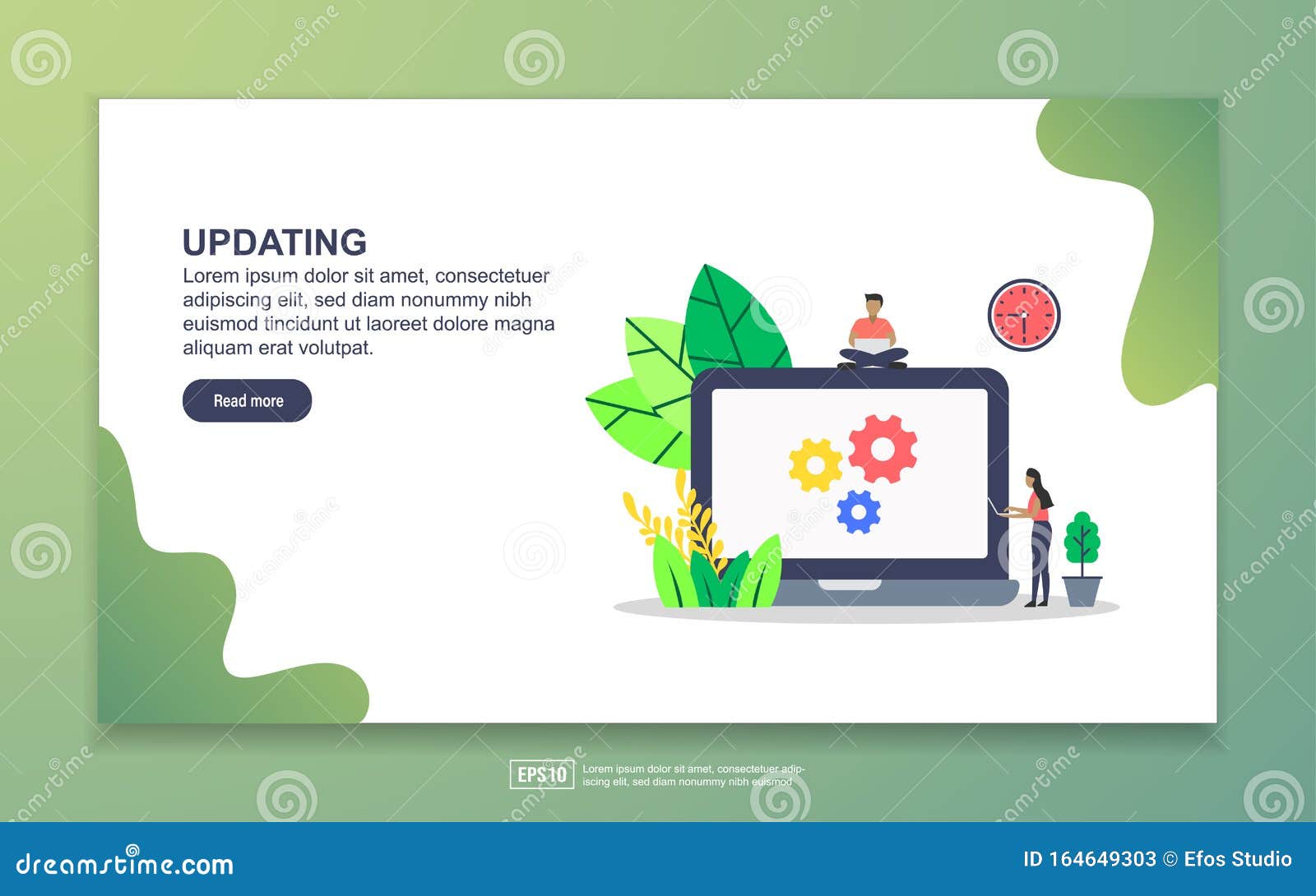 Updating System Illustration Concept. System Update Improvement Change ... Updating System Illustration Concept. System Update Improvement Change ...