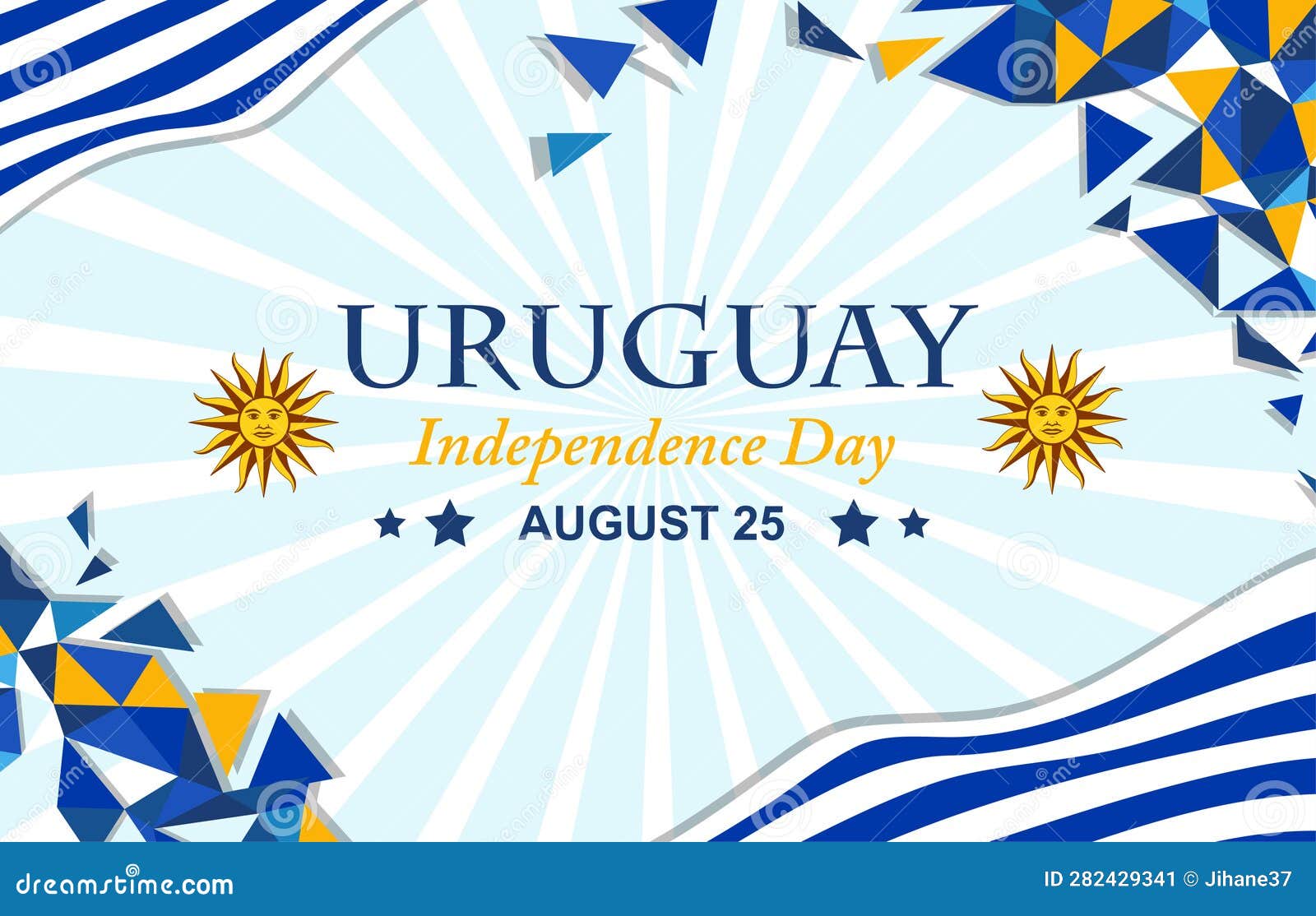 Uruguay Independence Day Quotes Cartoon Vector | CartoonDealer.com ...