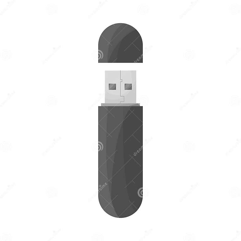 Vector Illustration of Usb and Memory Logo. Web Element of Usb and ...
